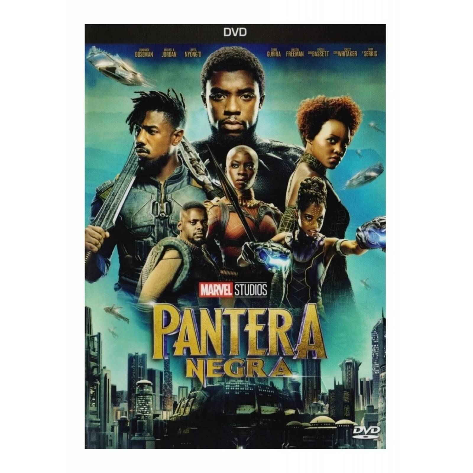 Pantera Negra Black Panther Marvel Pelicula Dvd