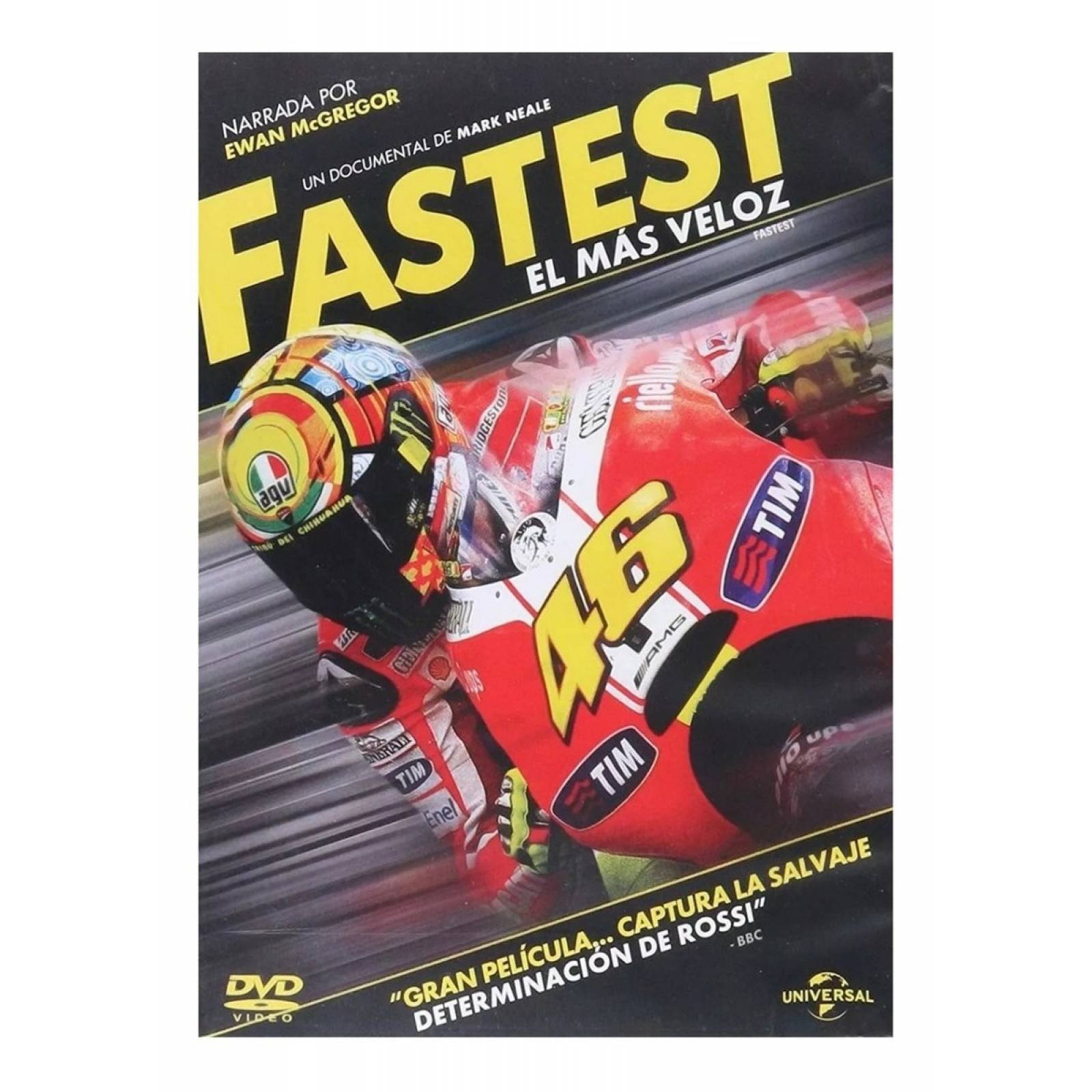 Fastest El Mas Veloz Ewan Mcgregor Documental Dvd
