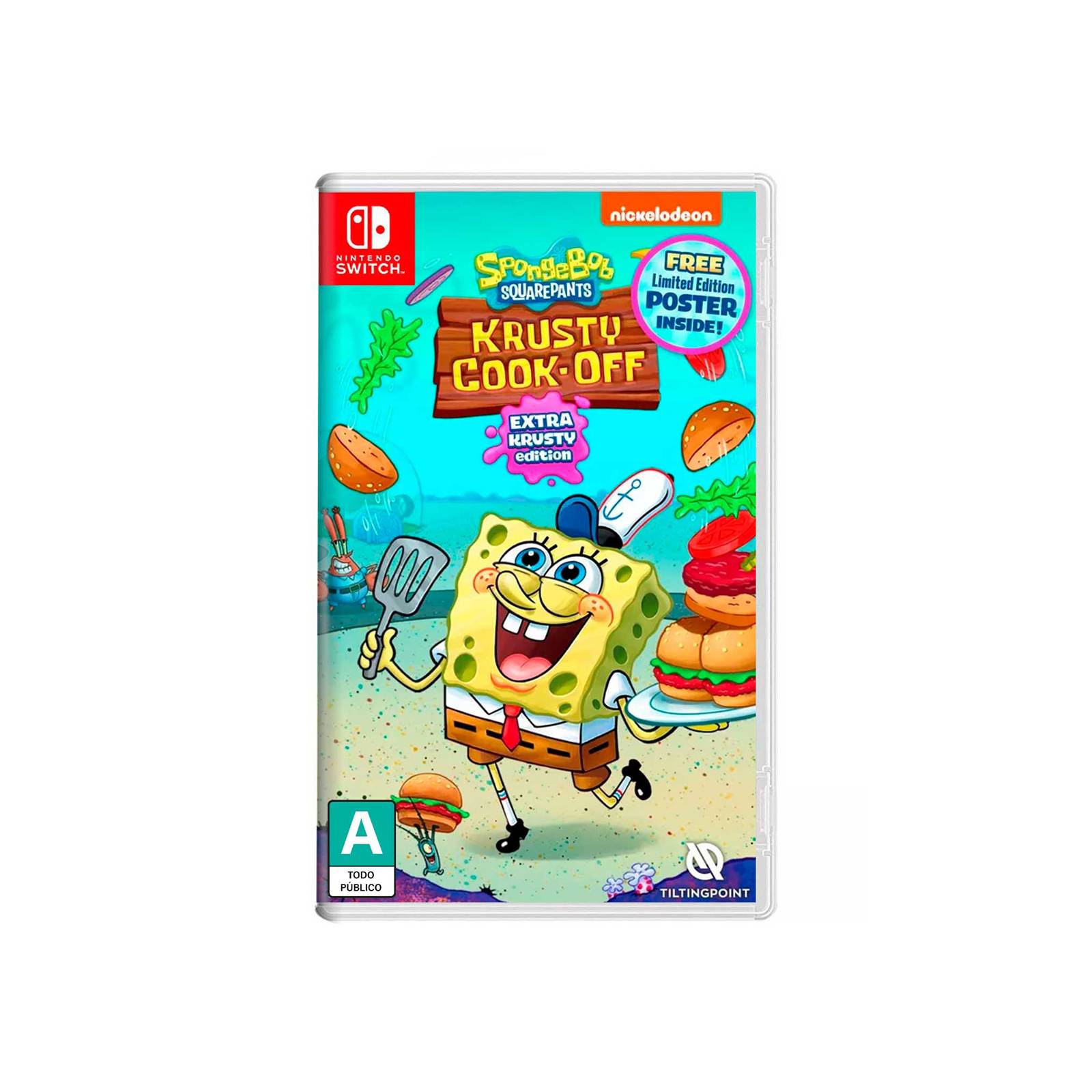 Sponge Bob Krusty Cook Off Extra Krusty Nintendo Swtich