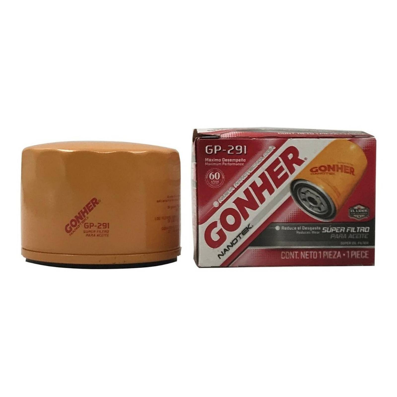Filtro de Aceite Gp291 Gonher Nanotek