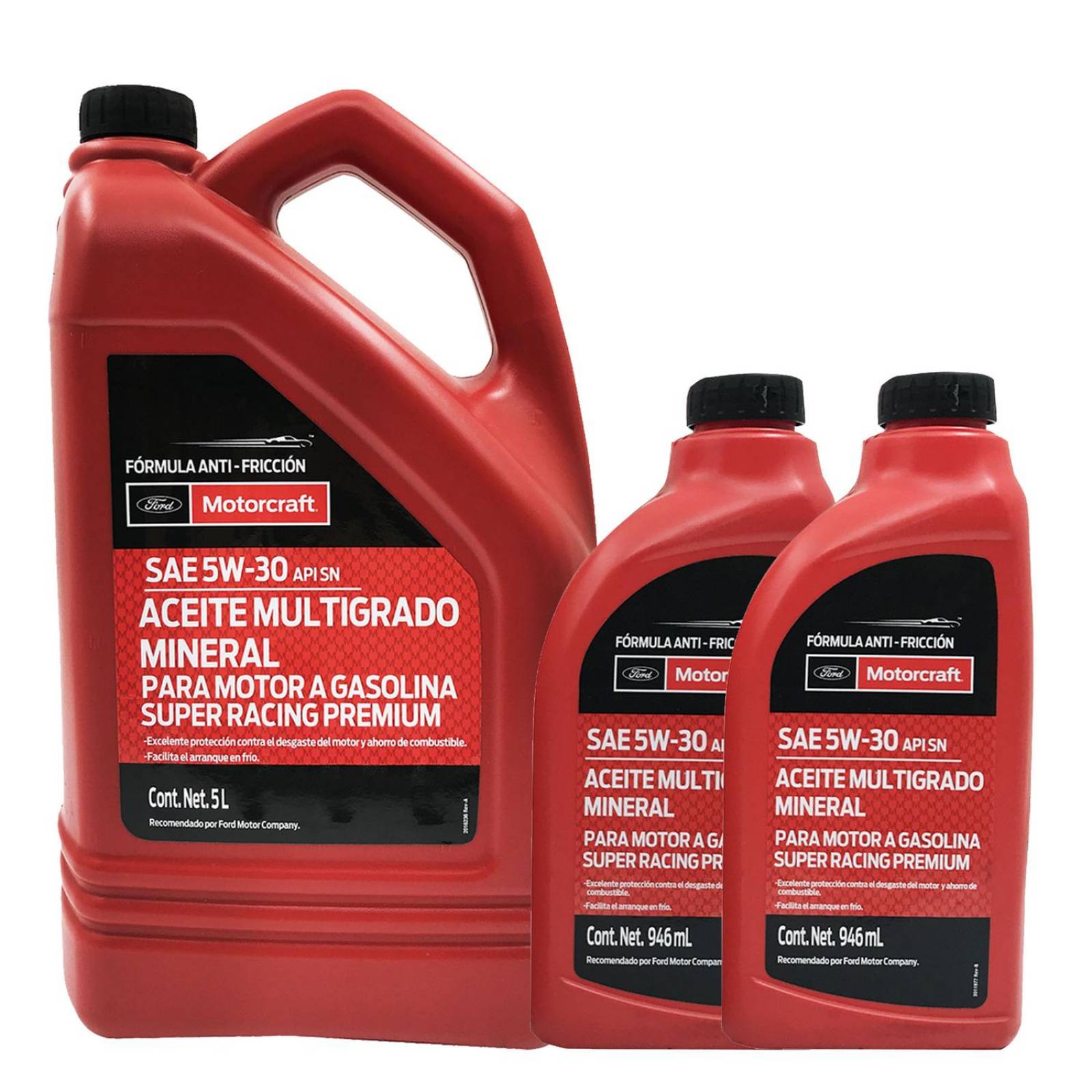 Aceite de Motor 5w30 7 litros Motorcraft Super Racing Premium