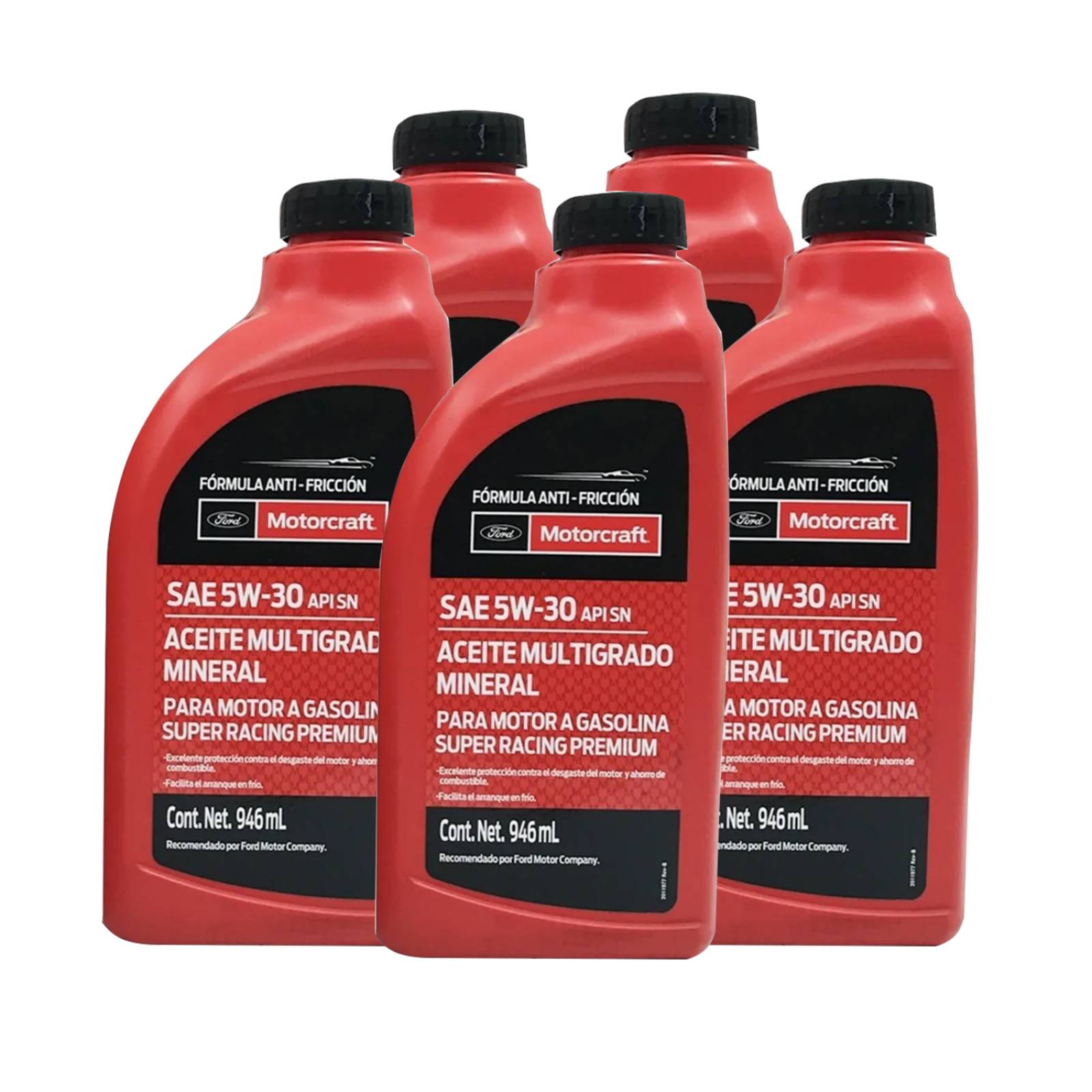 Aceite de Motor 5W30 5 Litros Motorcraft Super Racing Premium