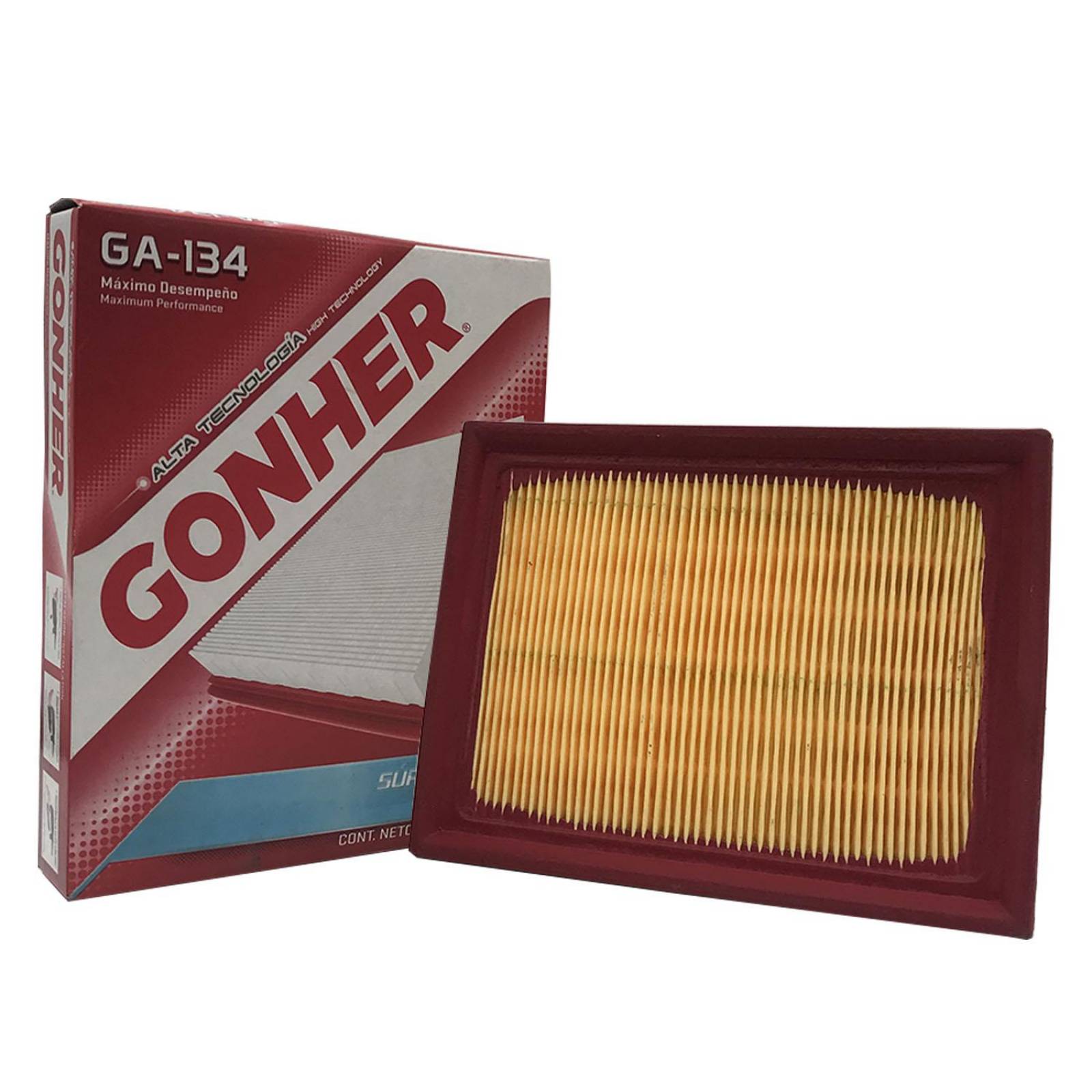 Filtro De Aire Motor GA-134 Gonher High Tecnology