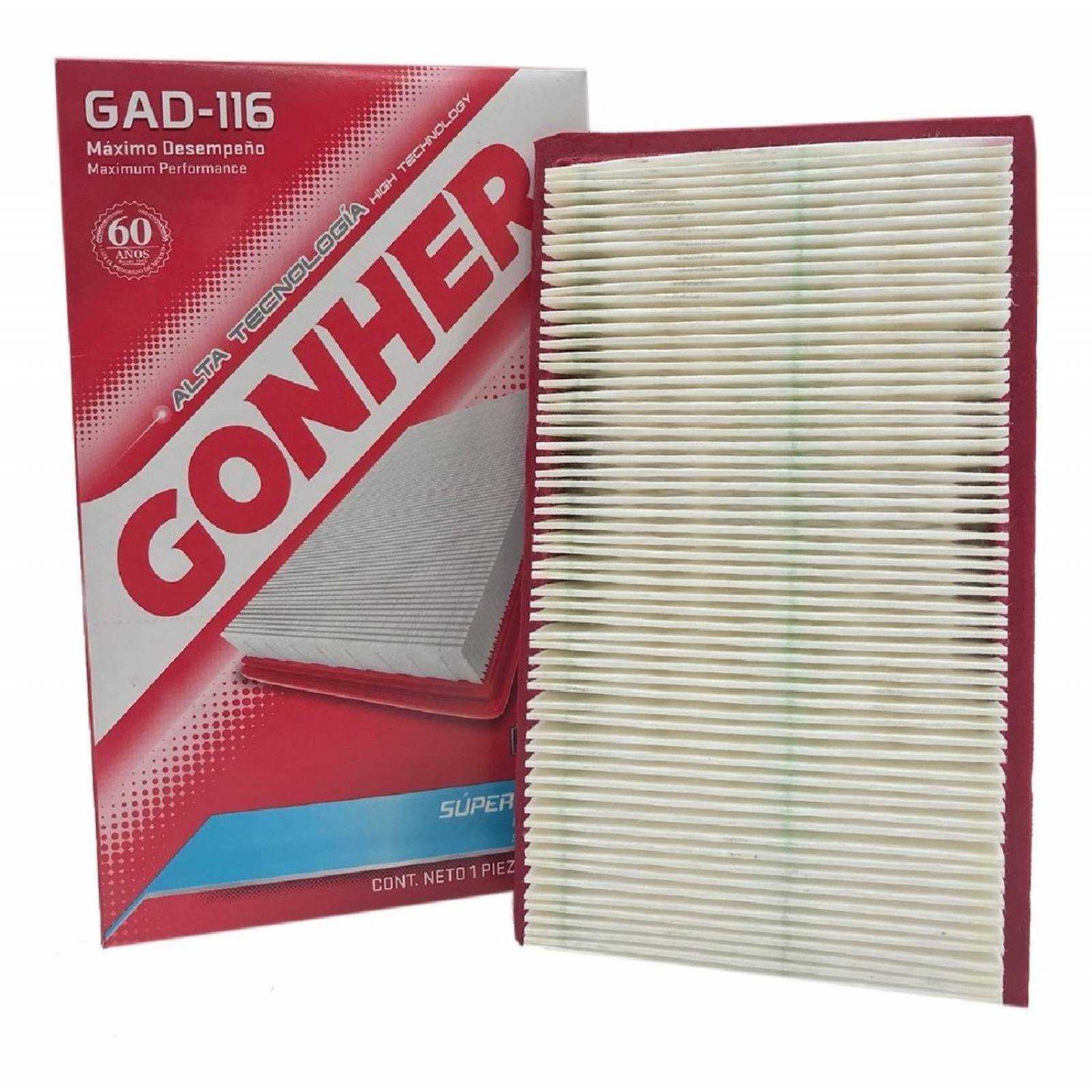 Filtro De Aire GAD-116 Gonher High Tecnology