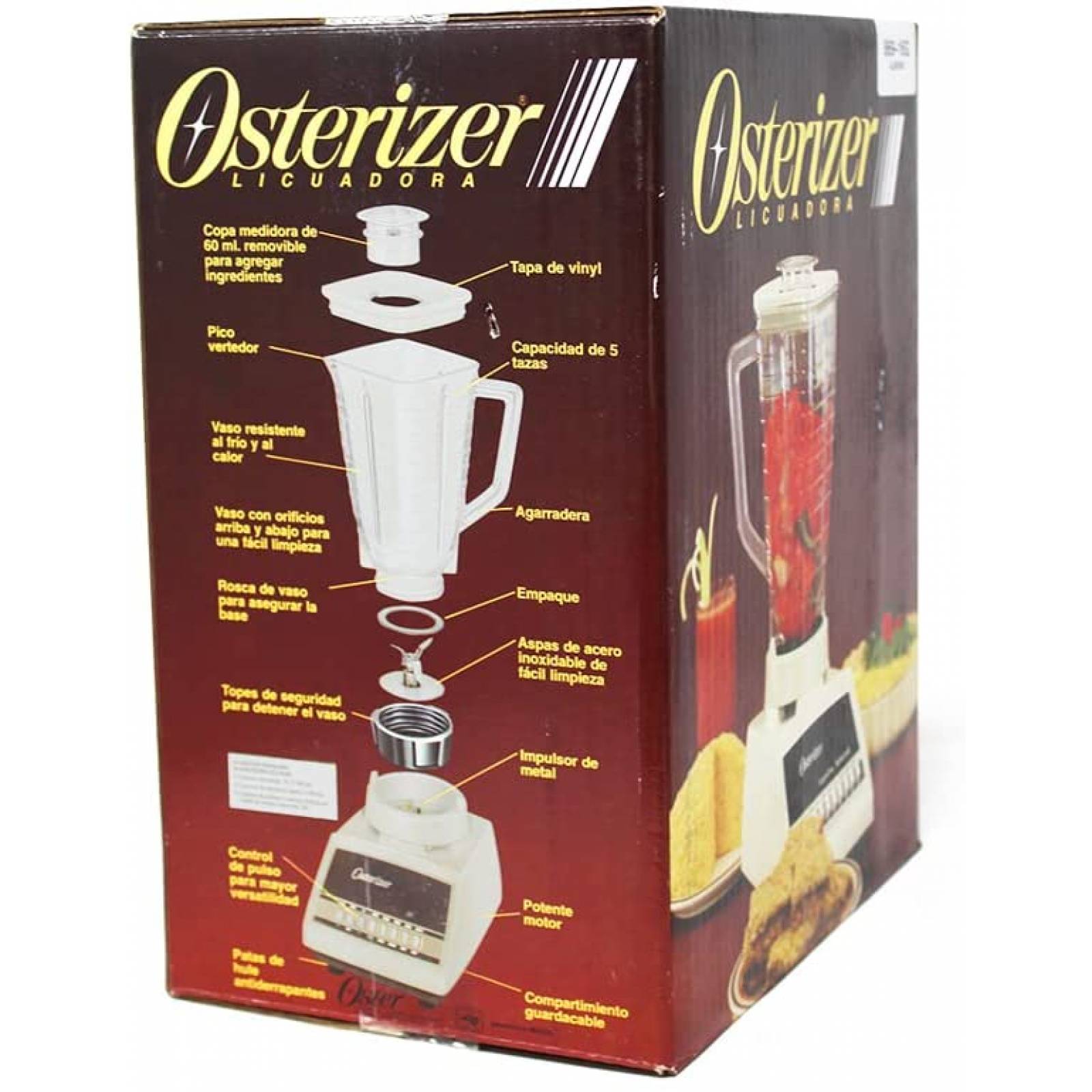 Oster Licuadora Galaxy 10 Vel Vaso plástico Almendra 869-16