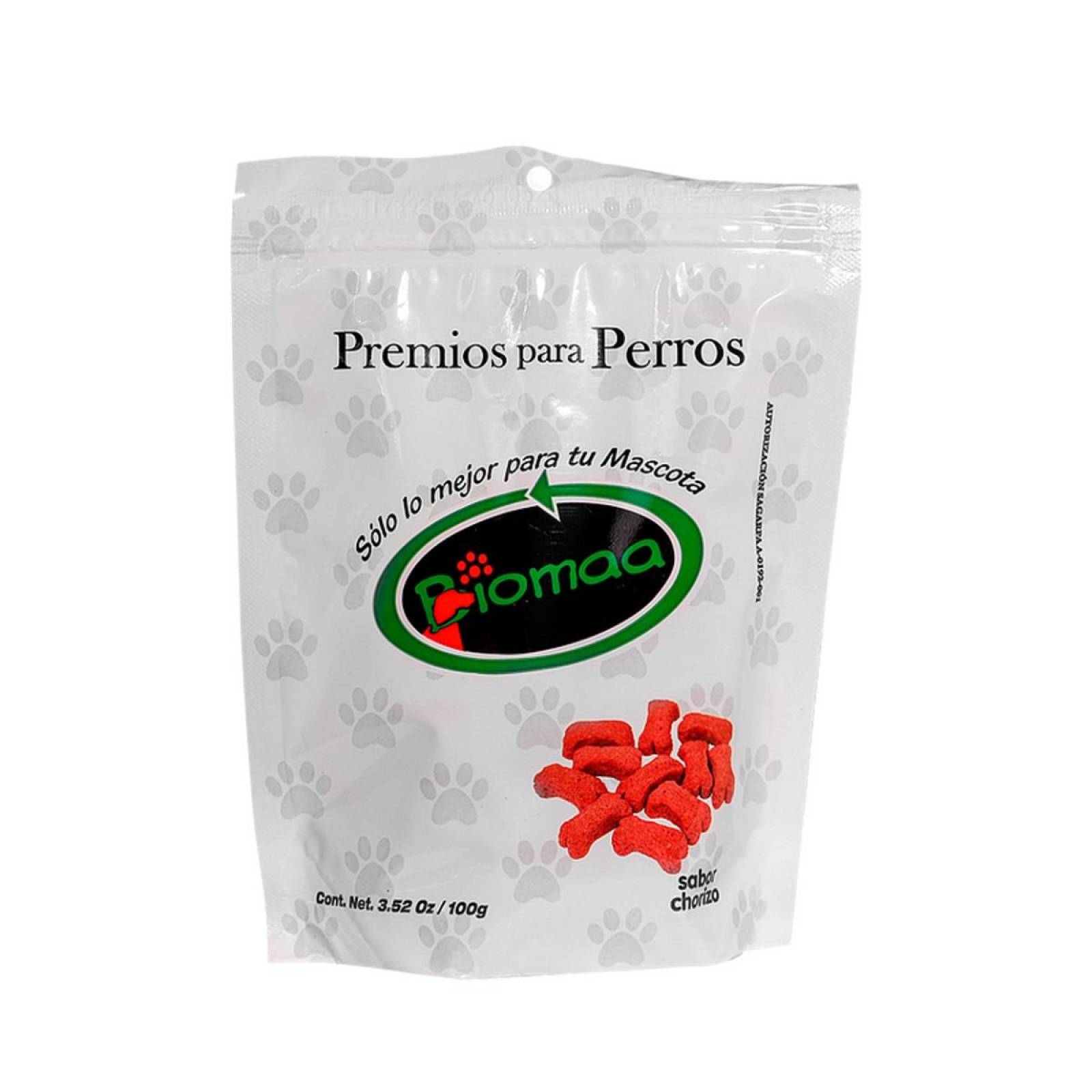 Biomaa premios para perro chorizo 100 gr