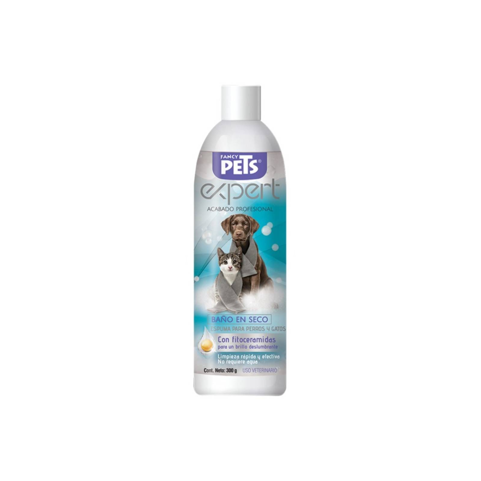 Fancy pets shampoo baño seco perros & gatos 300 gr
