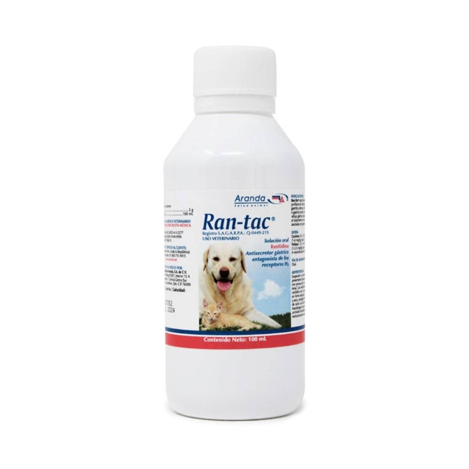 Ran - tac aranda salud animal 100 ml.