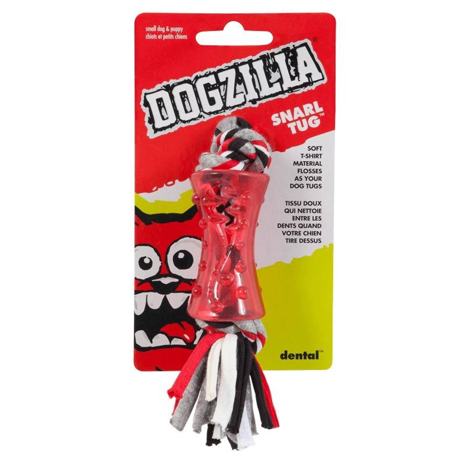 Juguete Para Perro Dogzilla Snarl Tug Chico Para Premios