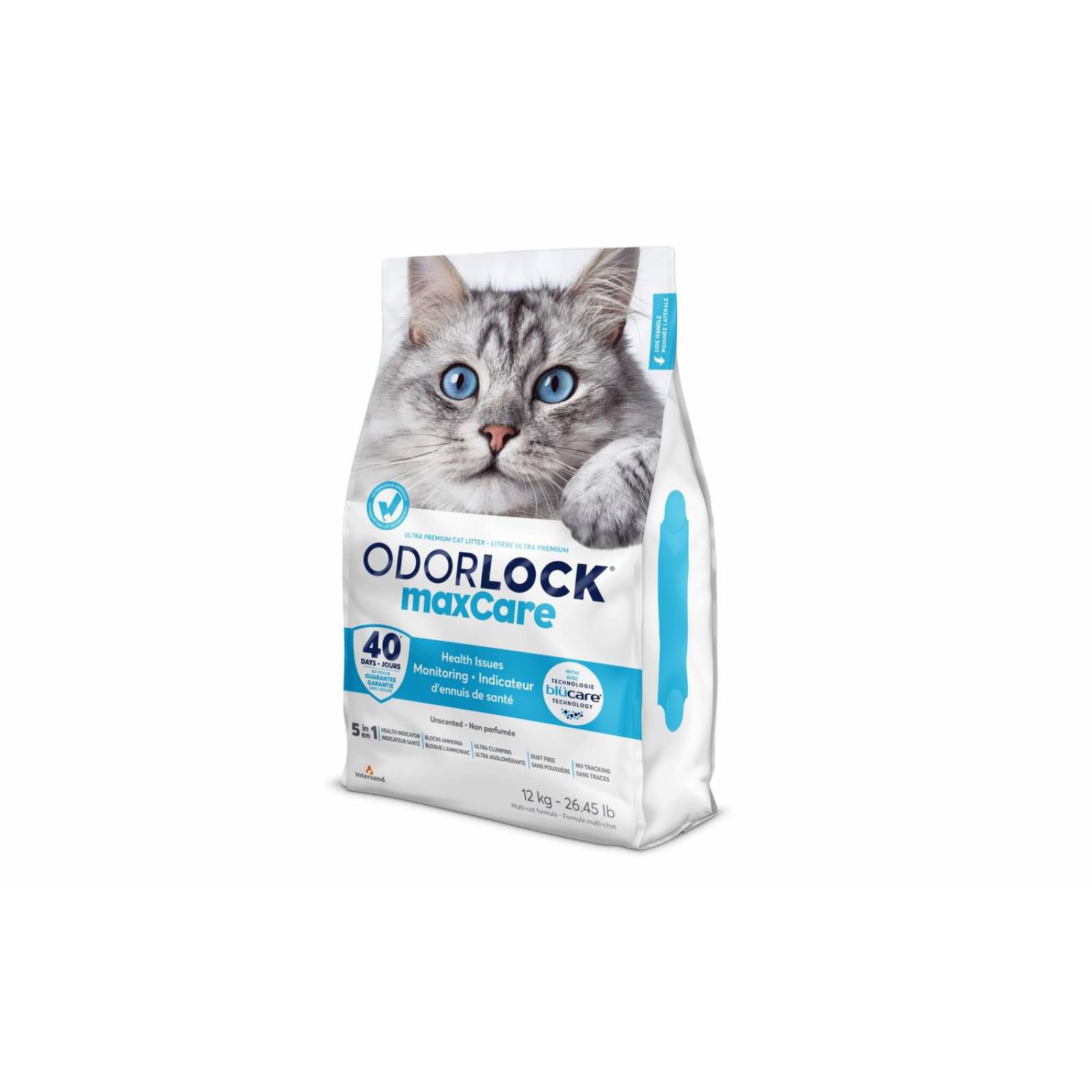 Intersand Arena gato Odor Lock indicador de salud 11.35kg