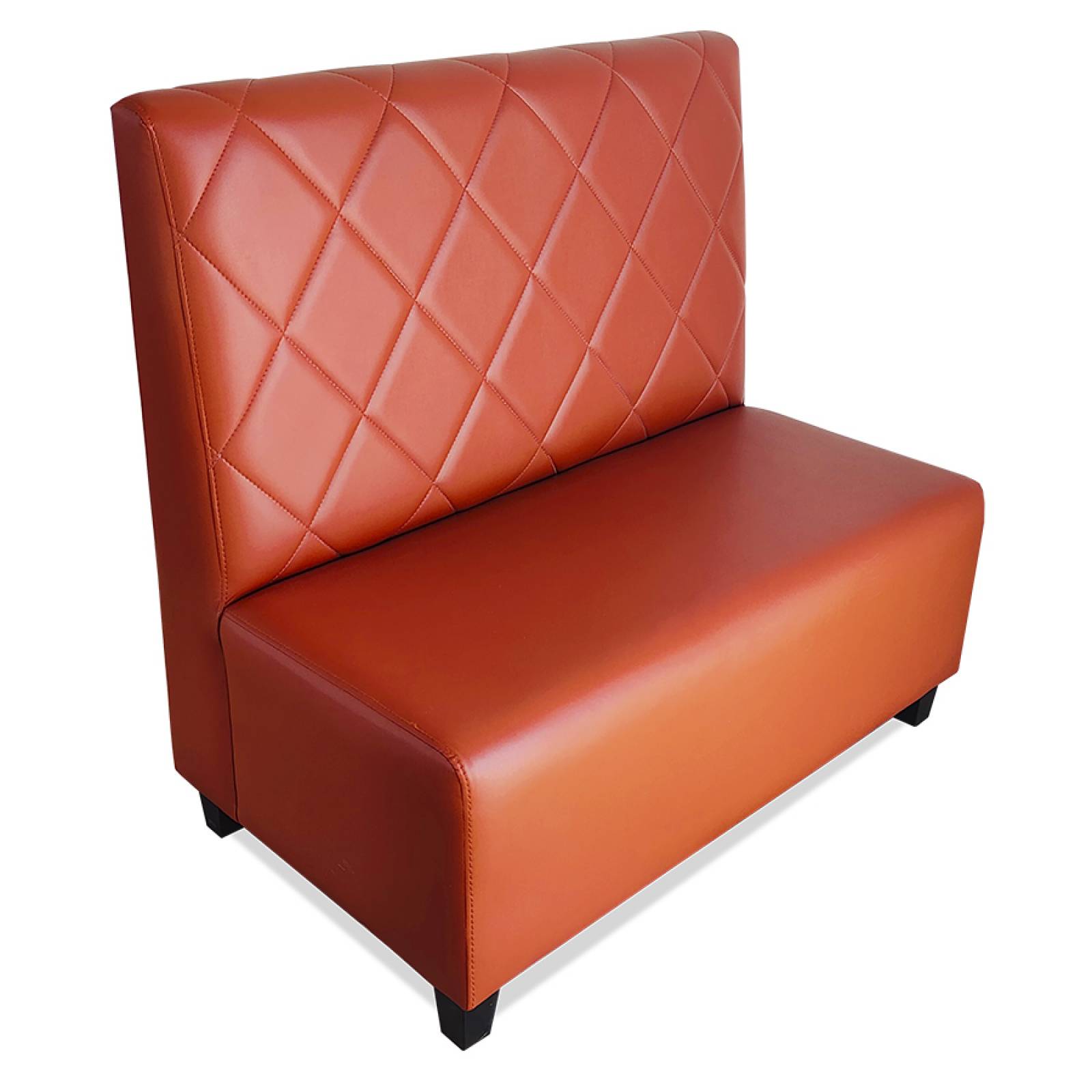 Booth para Restaurante, bar ó cafetería modelo Mesina Rombos Cobrizo