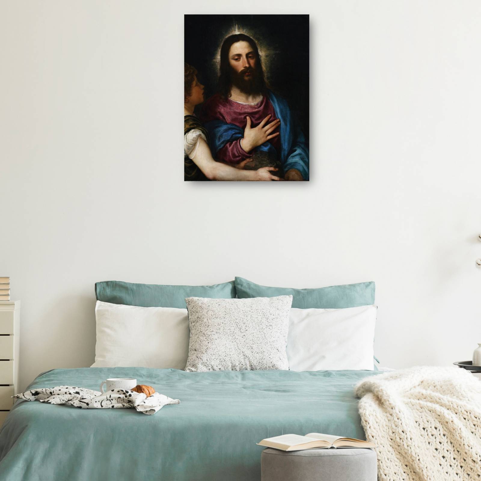 Cuadro Decorativo La tentacion de Cristo 53 cm x 71 cm