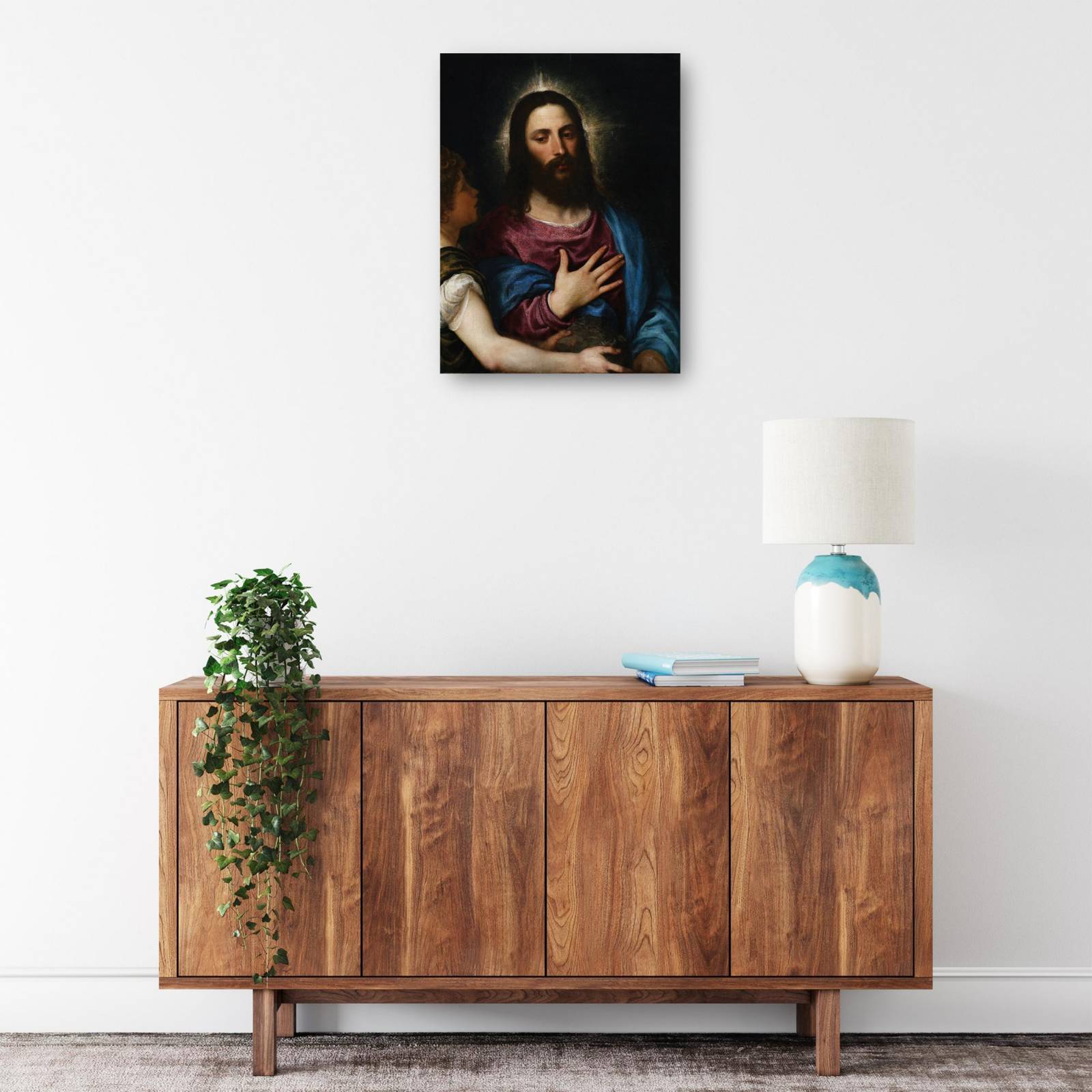 Cuadro Decorativo La tentacion de Cristo 53 cm x 71 cm