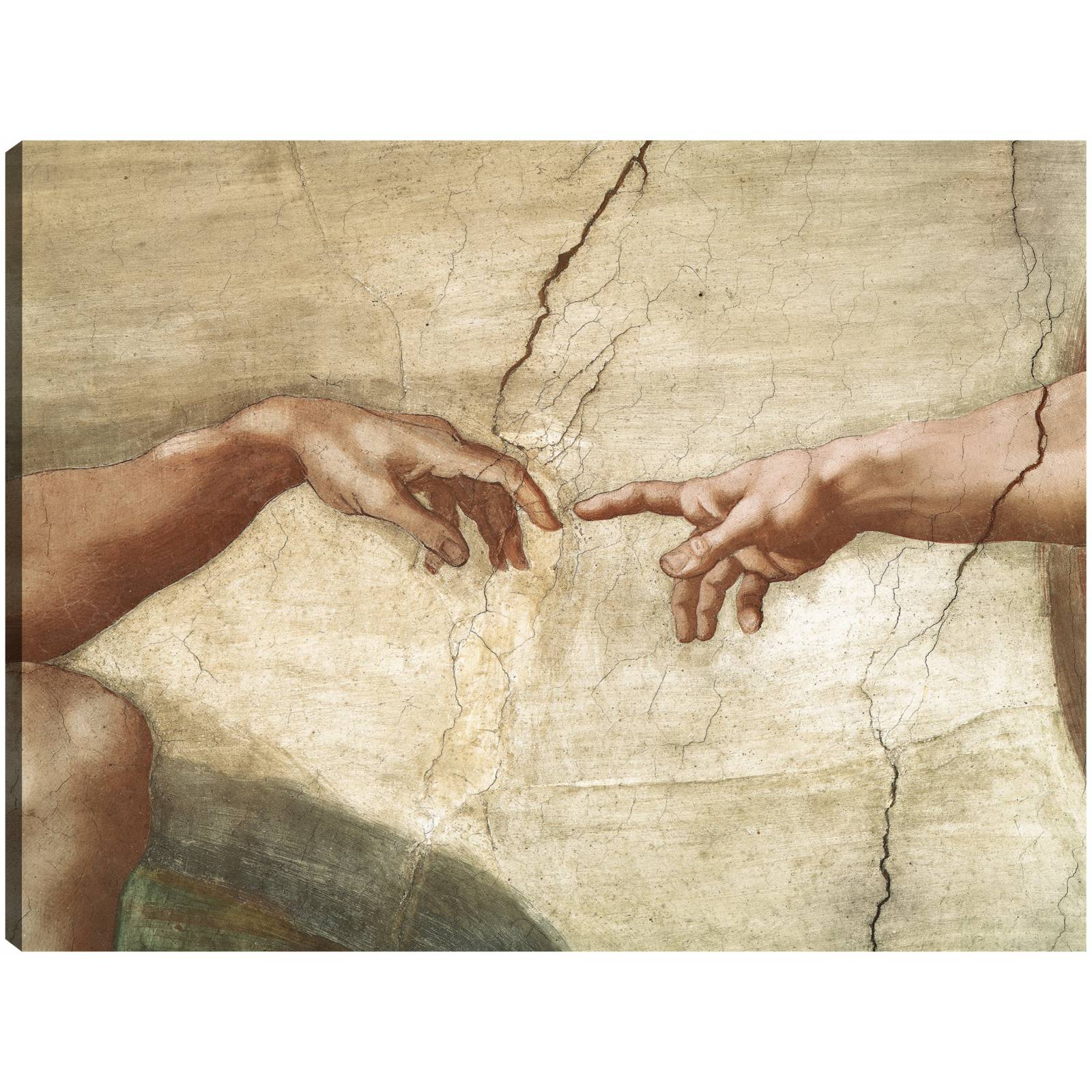 Cuadro Decorativo Michelangelo Creat de Adan 41 cm x 30 cm