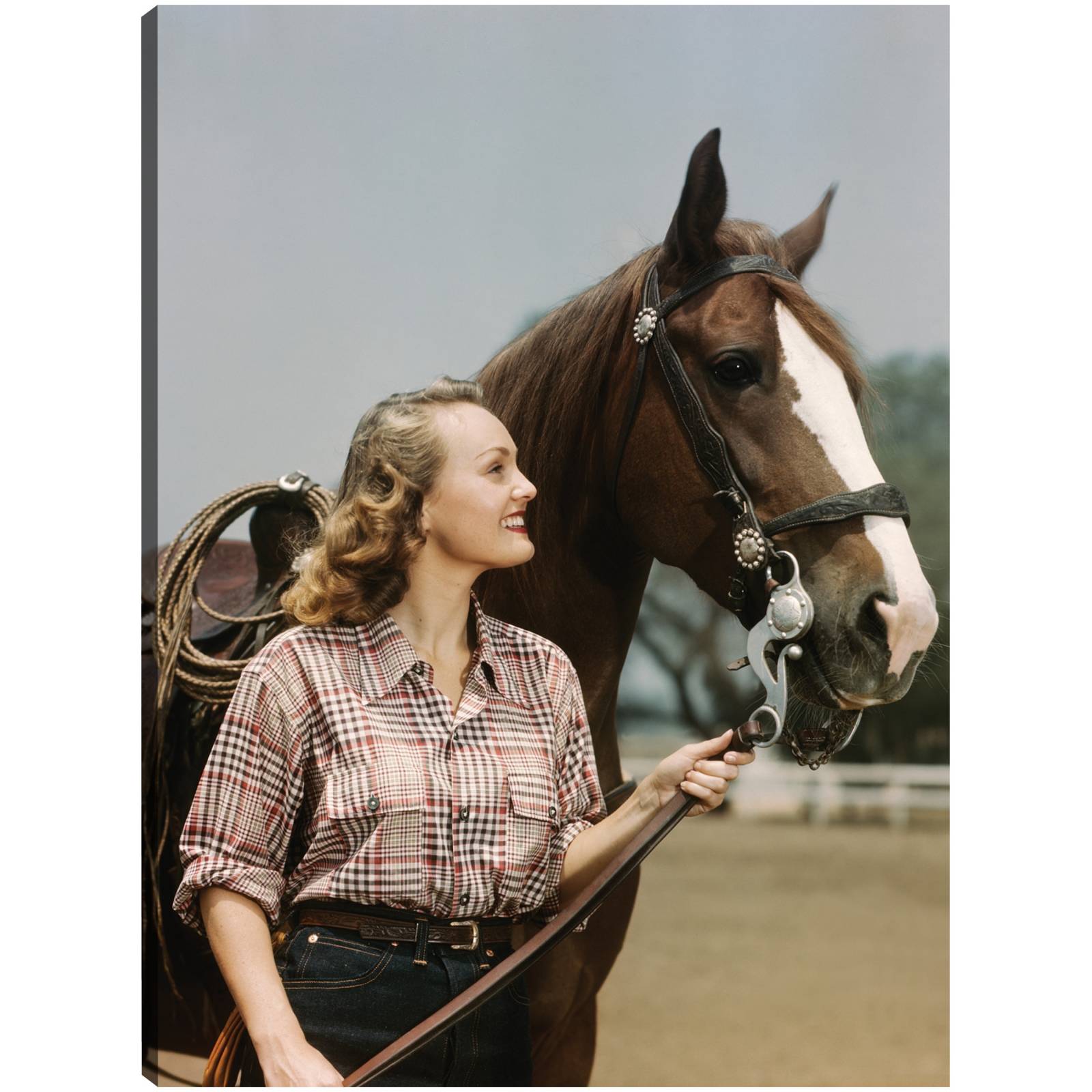 Cuadro Decorativo Hermoso Ranch Rider