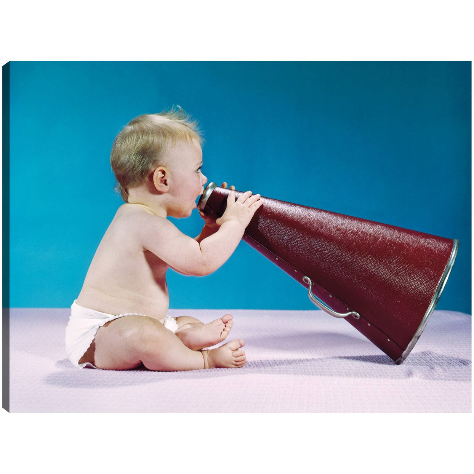 Cuadro Decorativo Megafono Loud Baby