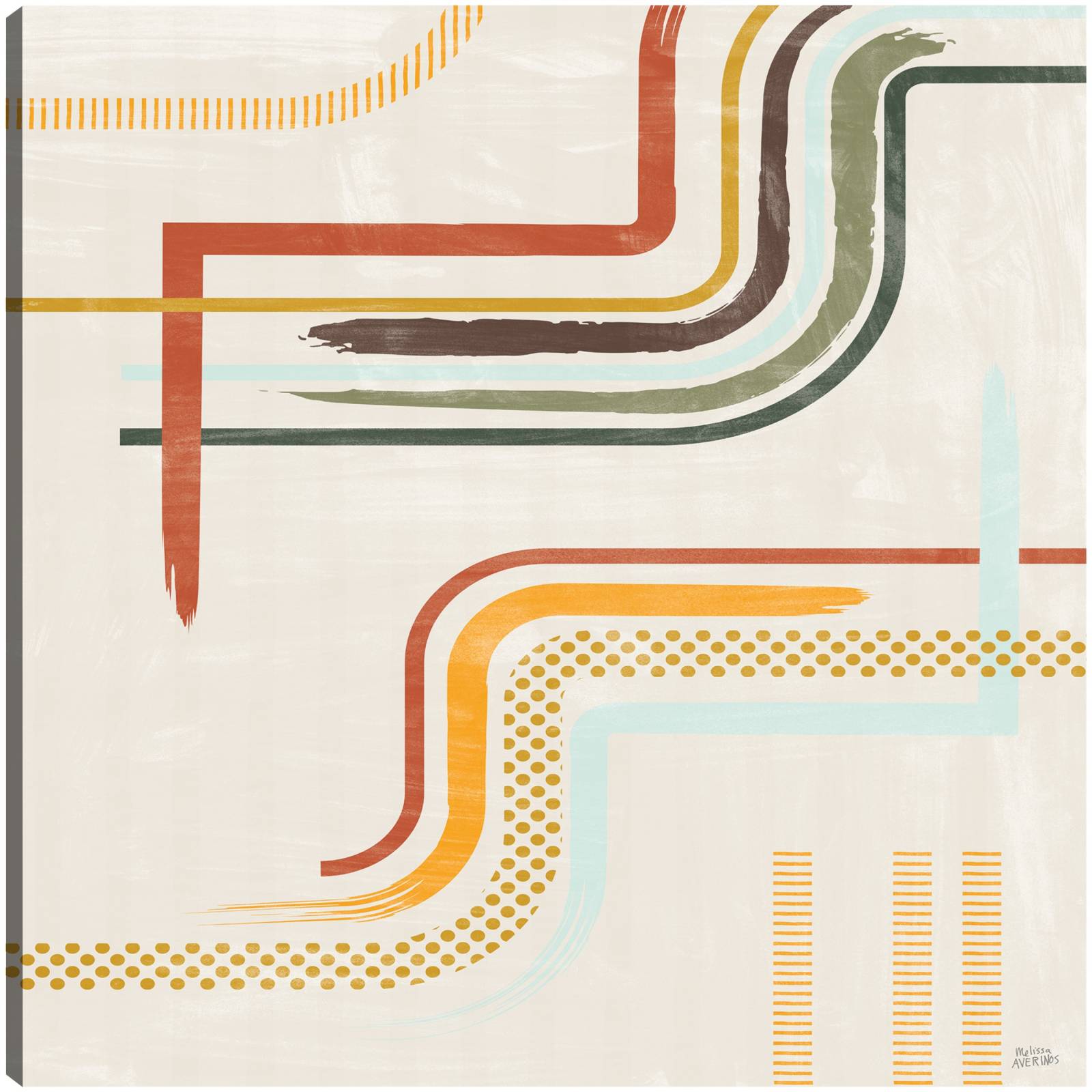 cuadro decorativo Líneas persistentes II