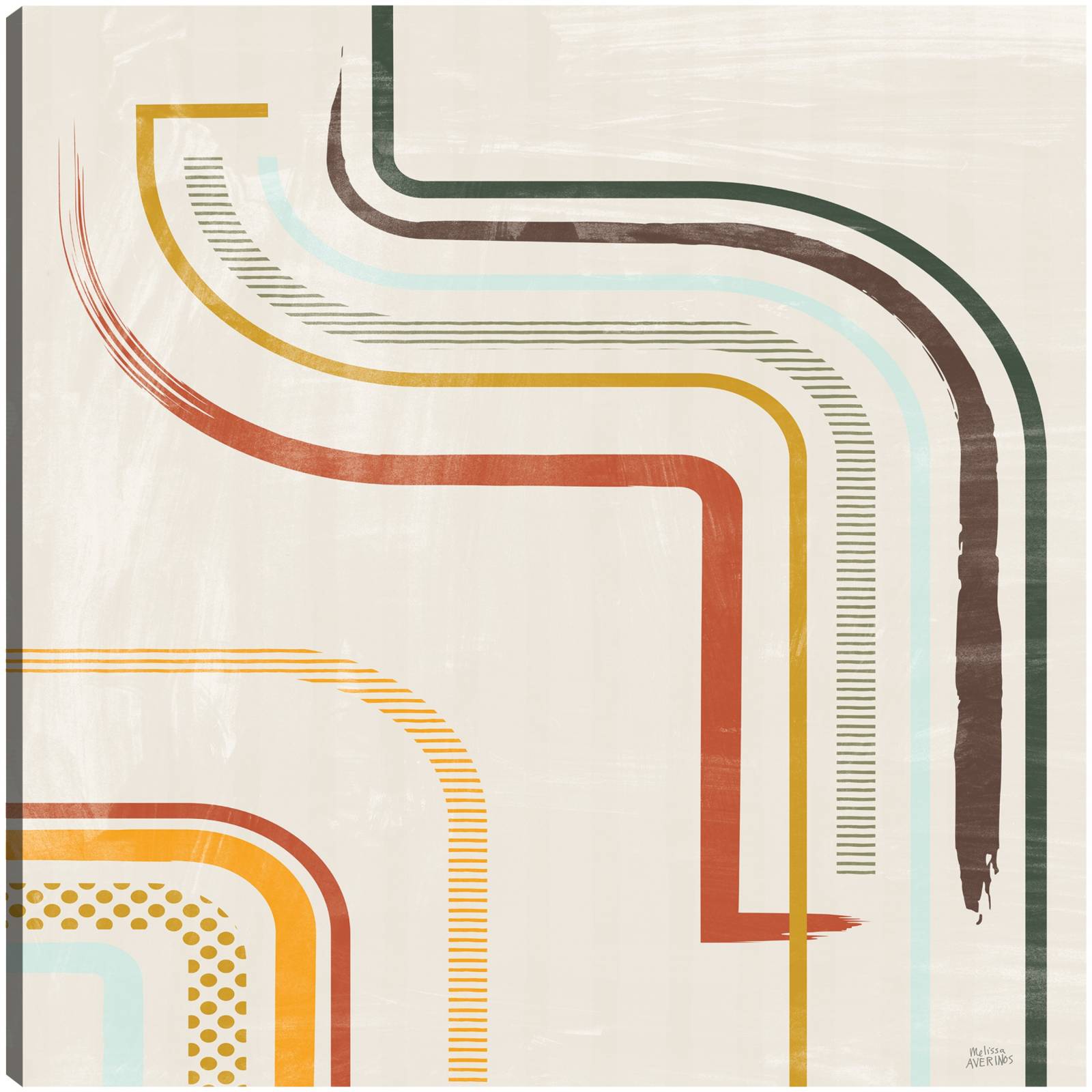 cuadro decorativo Líneas persistentes I