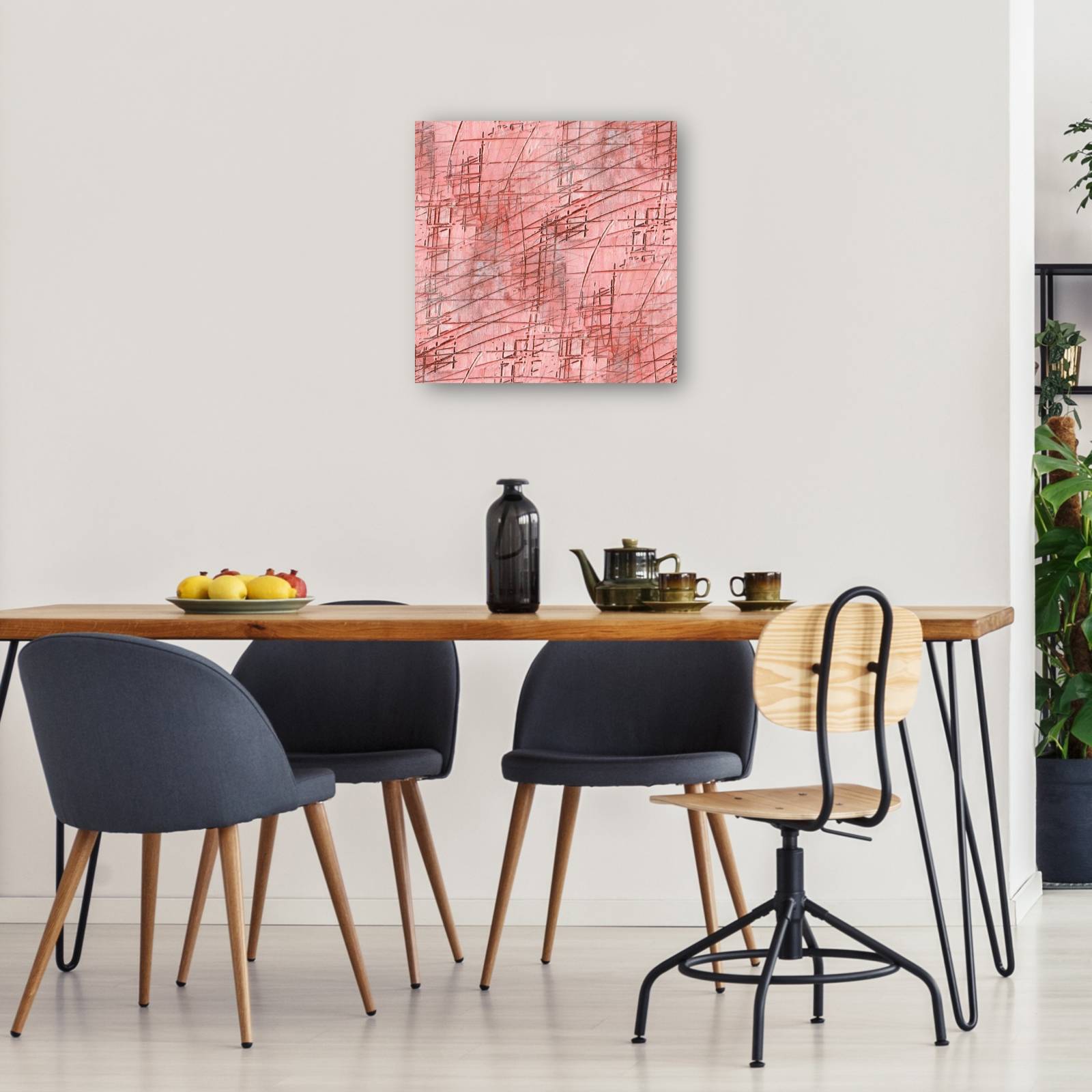 cuadro decorativo Patas de pantera rosa