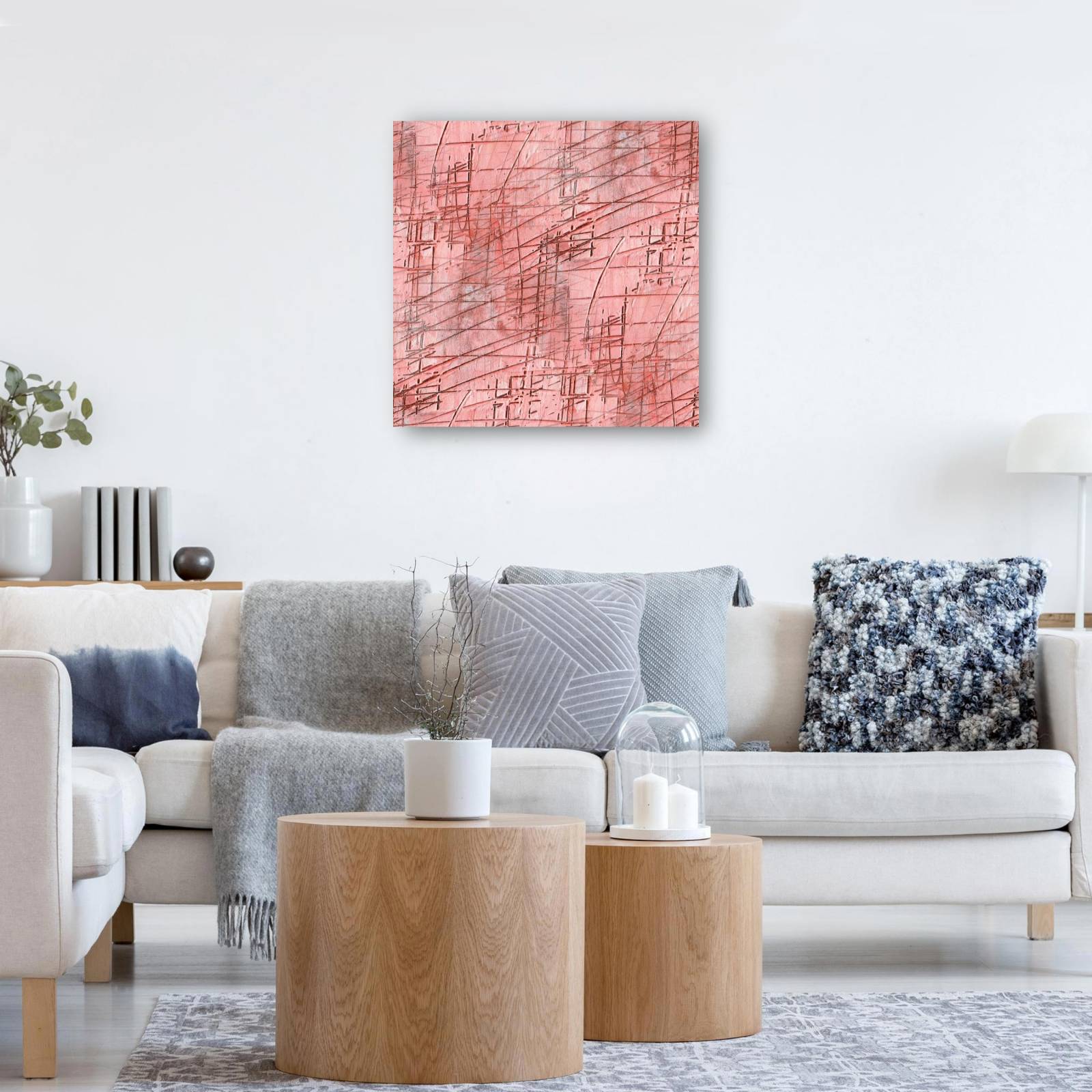 cuadro decorativo Patas de pantera rosa