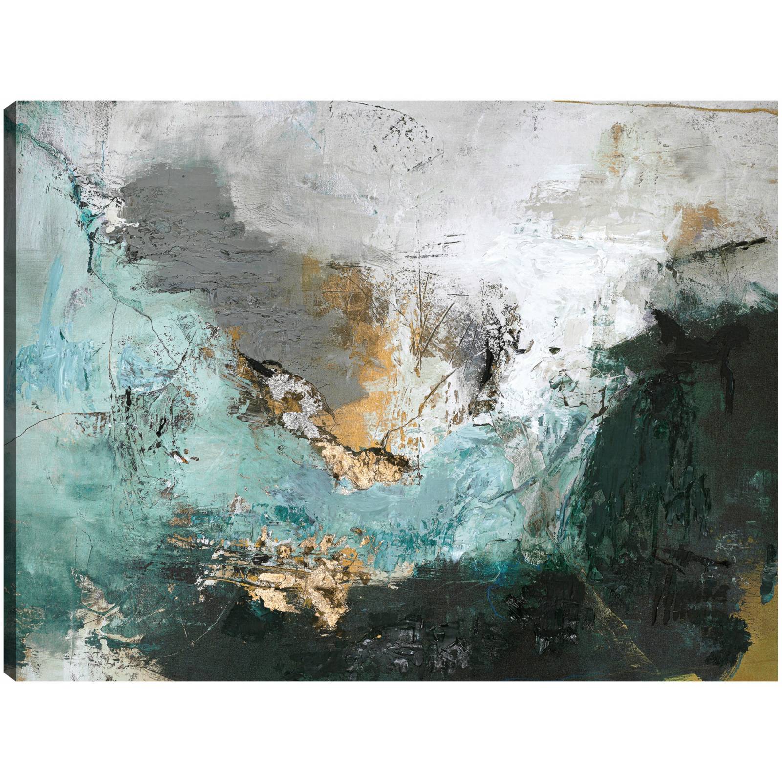 cuadro decorativo - verde ártico