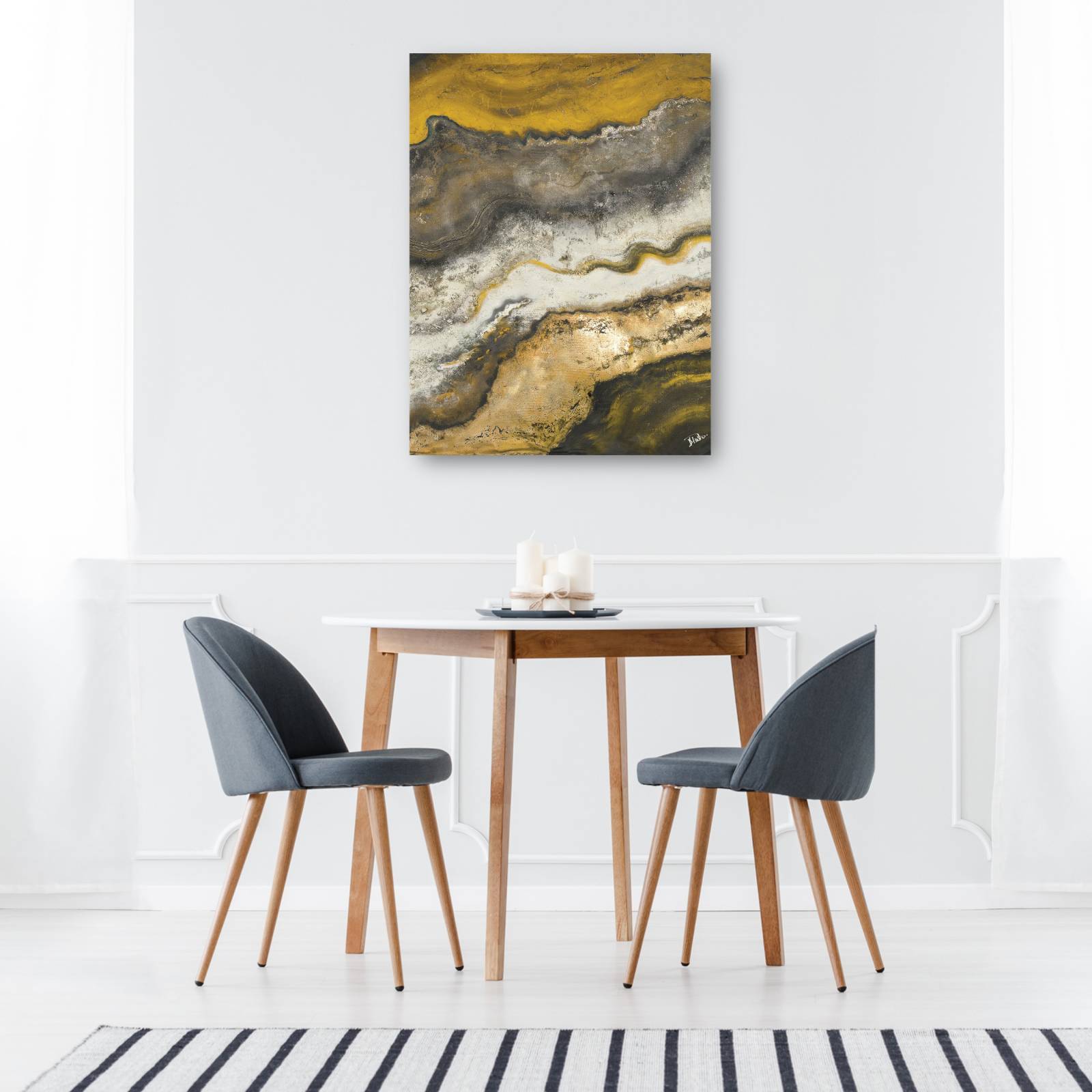 cuadro decorativo - Flujo de lava II