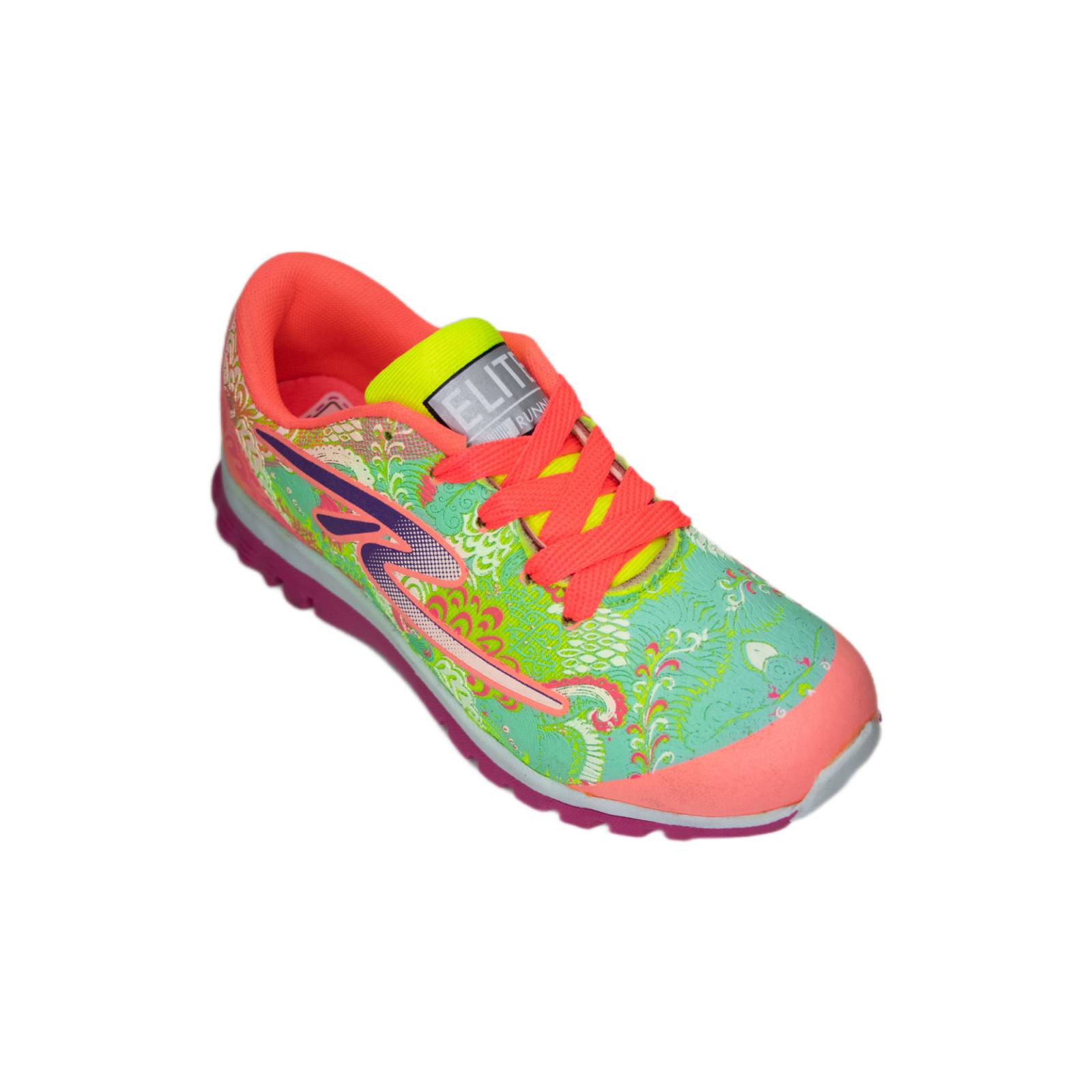 Tenis Mujer Textil Coral Neon Raddock Manolo 1703