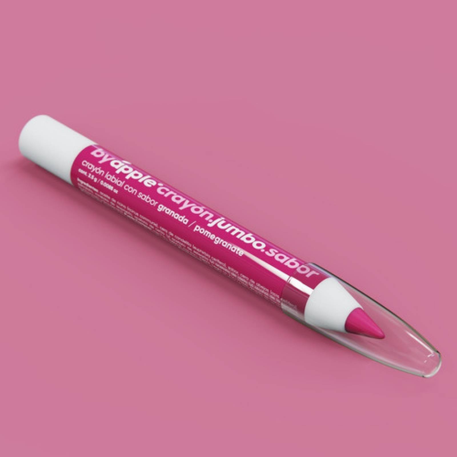 Nuevo Crayón Jumbo Para Labios Color Y Sabor Frutal By Apple Granada