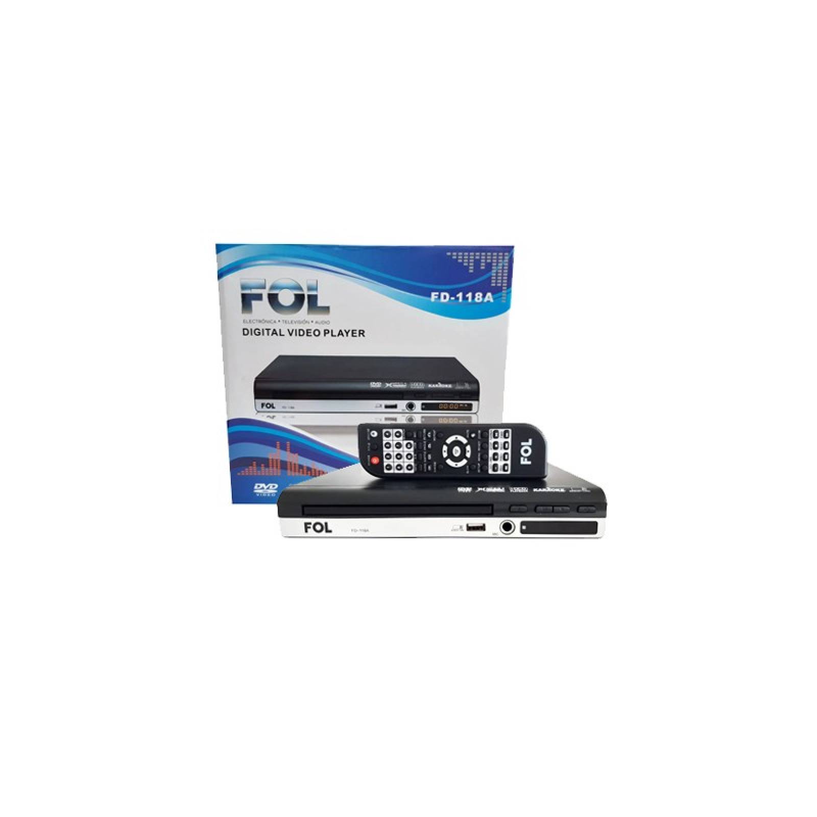 Reproductor Dvd Fol Fd-118A