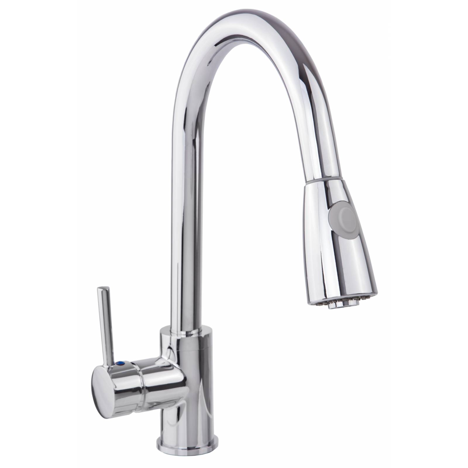 Monomando Para Fregadero Con Nariz Retractil Incluye Mangueras