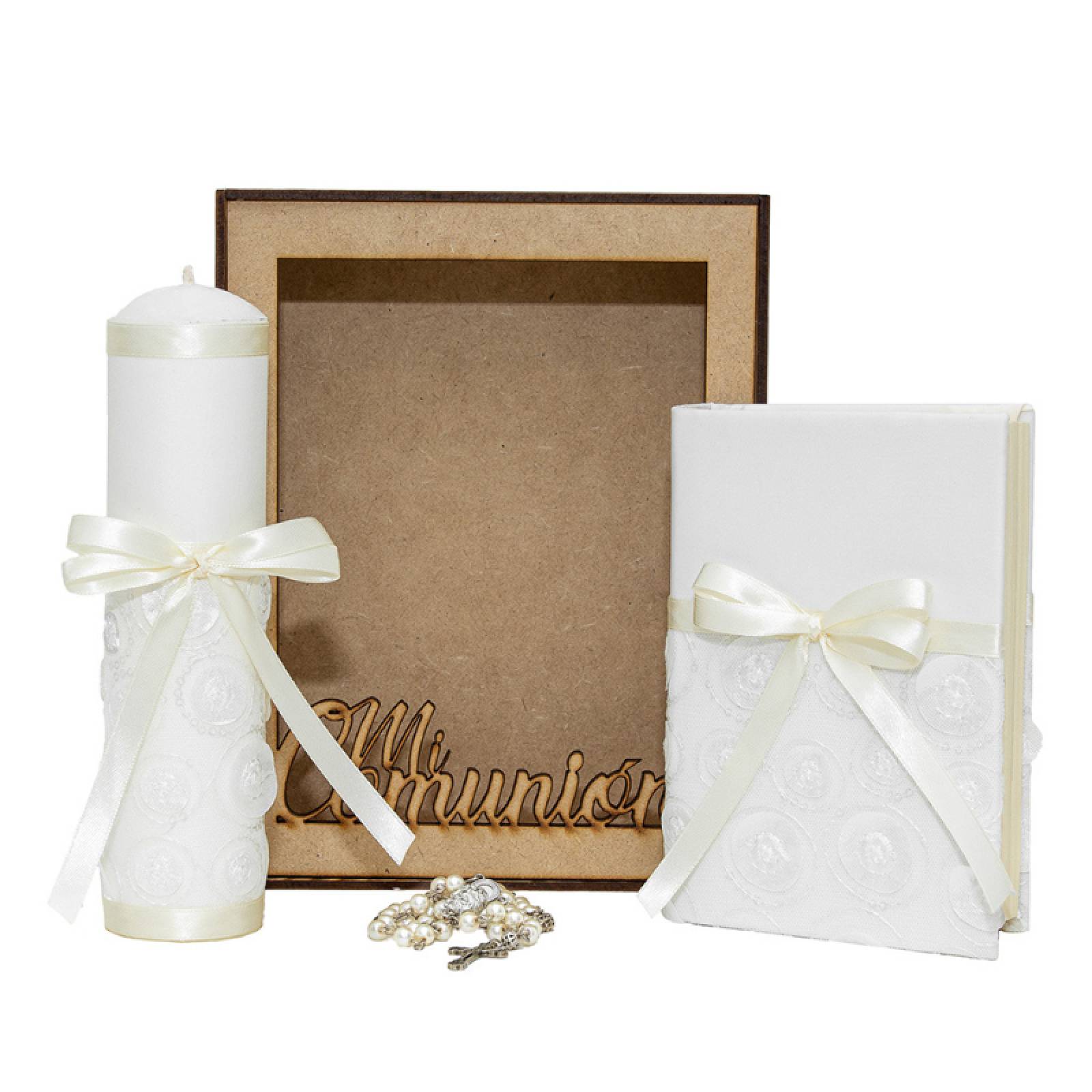 Casa Gala, Kit Set Primera Comunión para niña, con estuche MDF, Vela ...