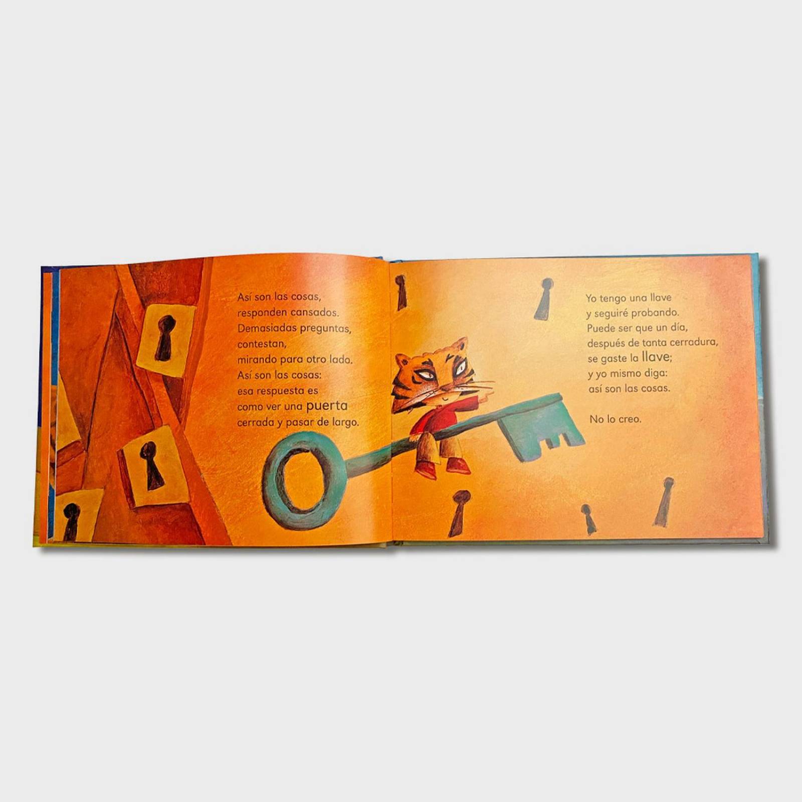 Libro Tigre callado escribe poesía Libros para niños Cuentos