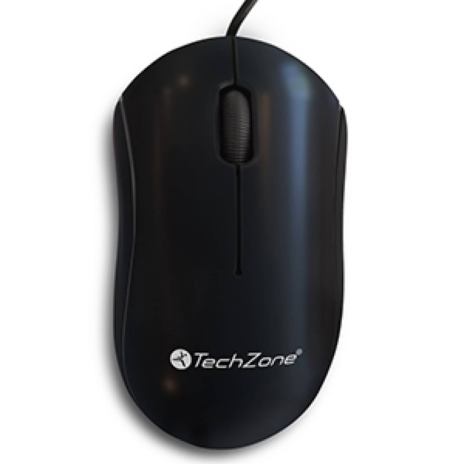 TechZone Mouse óptico, alámbrico, USB, negro TechZone / 800 DPI, Cable ...