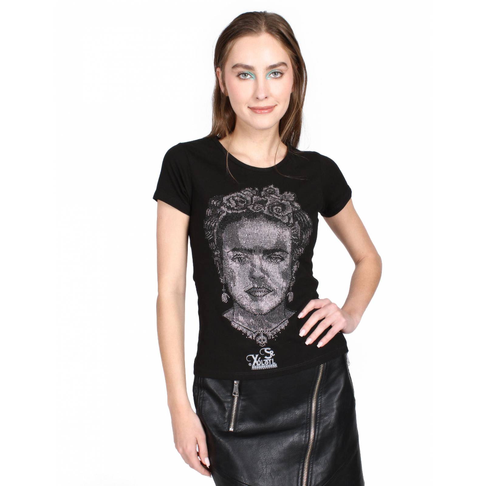 Playera Homenaje a Mexicana en Estoperol, Sr. Xólotl Mx para Dama.