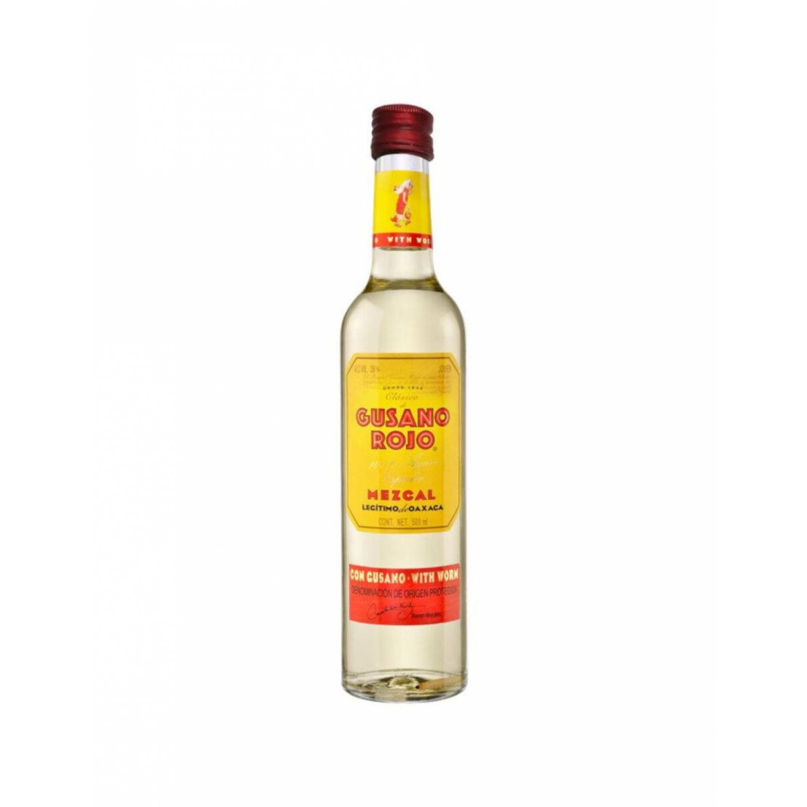 Mezcal Gusano Rojo Clasico Joven 500 ml