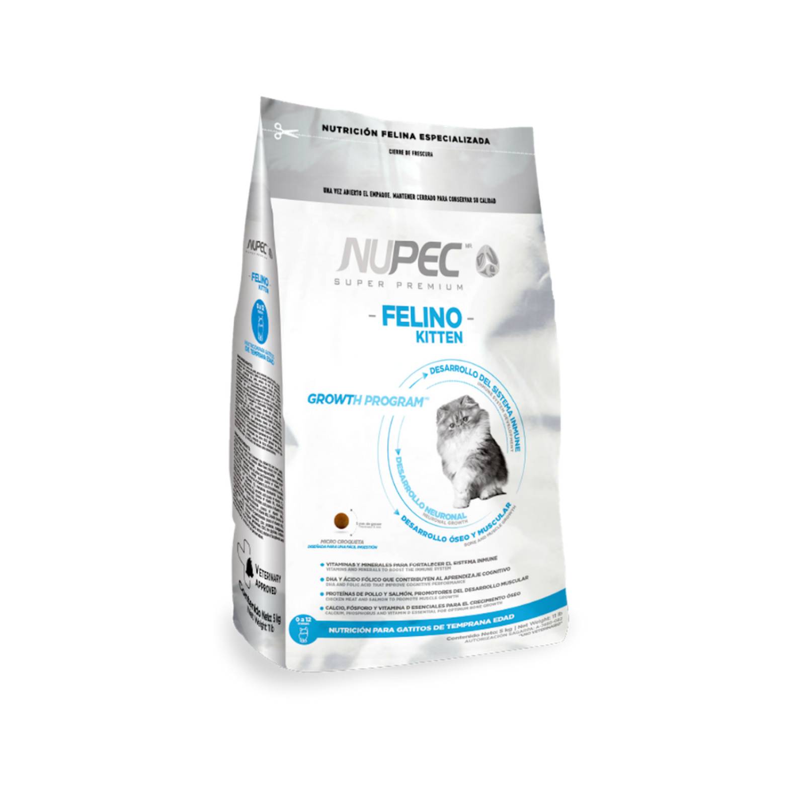 Croquetas para gato Nupec Felino Kitten de 3Kg