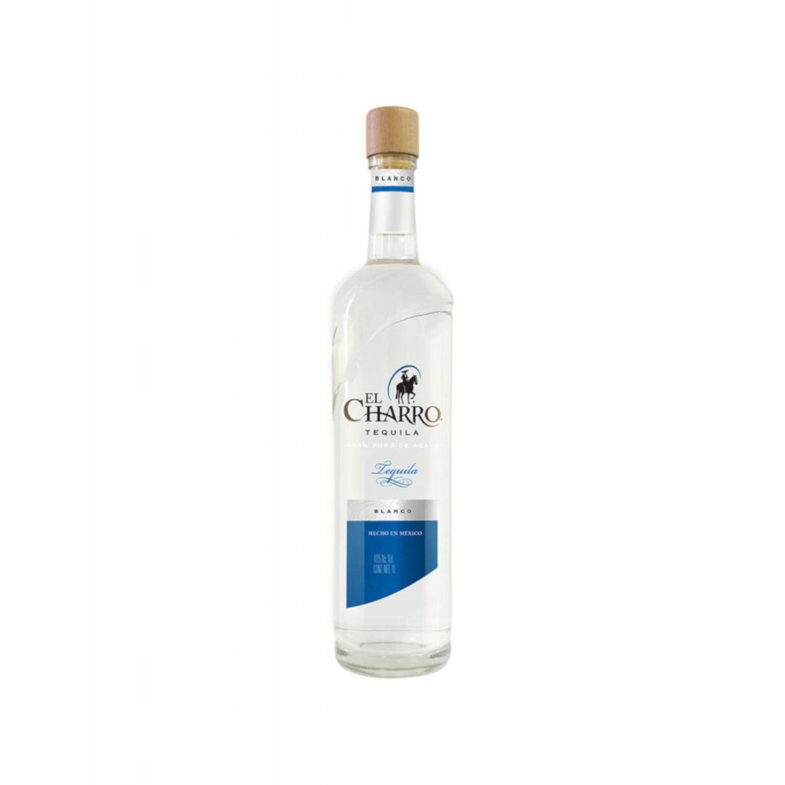 Tequila El Charro Blanco 100% 1 L