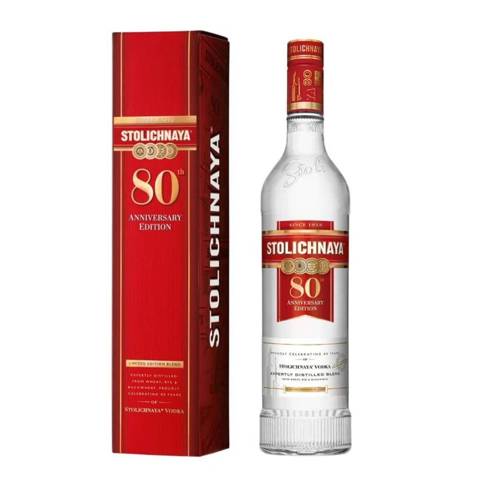 Vodka Stolichnaya 80 Anniversary 750 ml