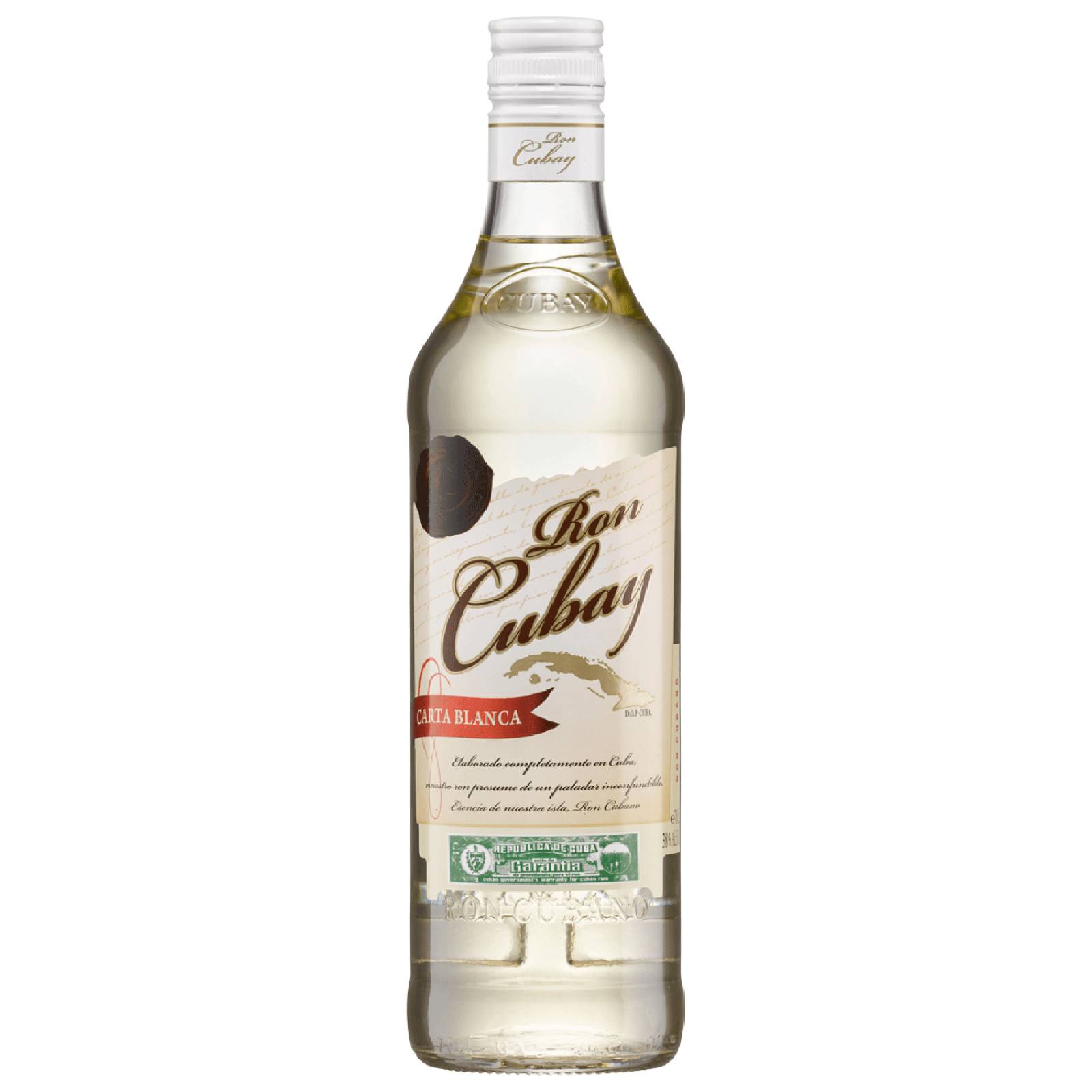 Ron Cubay Carta Blanca 3 Años 700 ml
