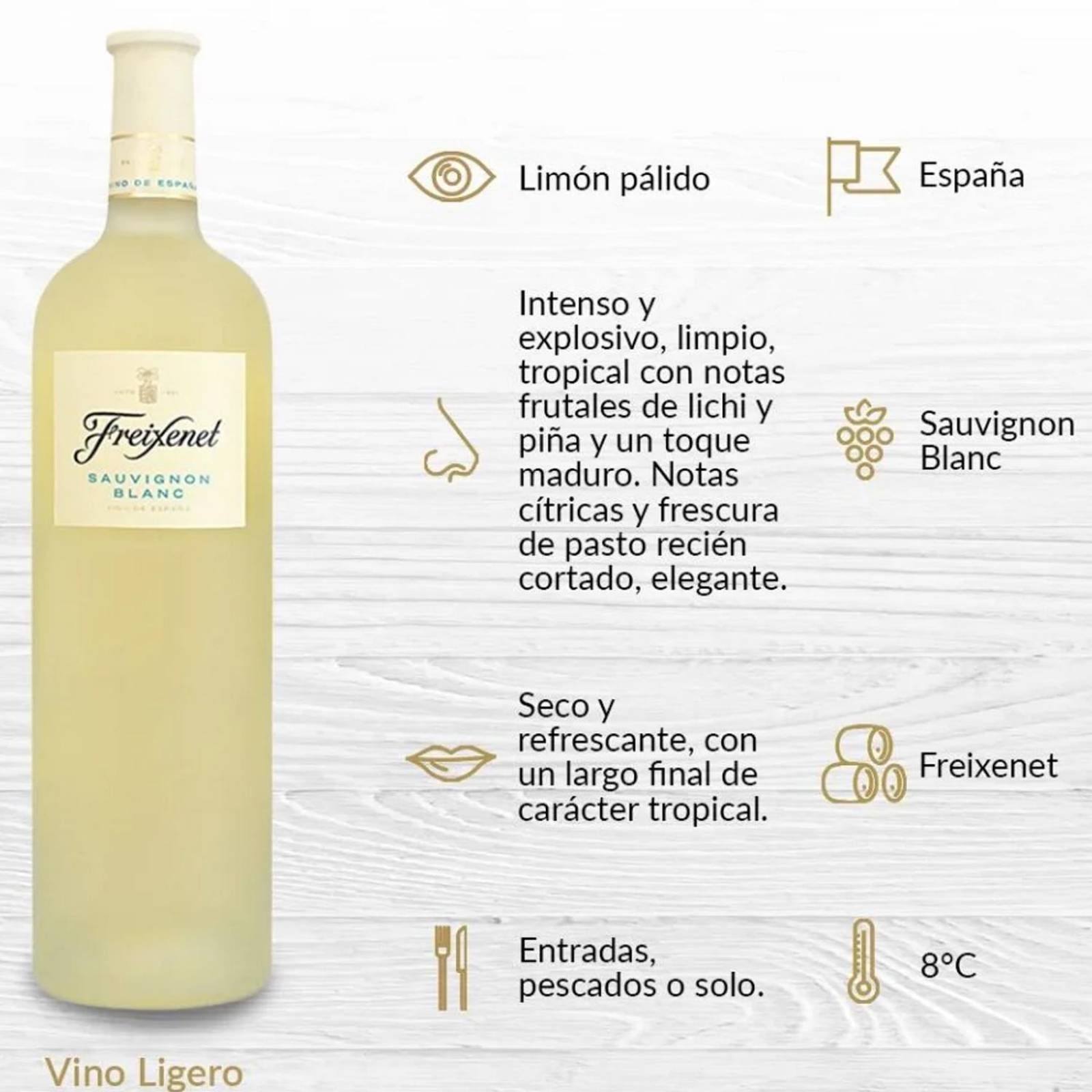 Vino Blanco Freixenet Sauvignon Blanc 750 ml