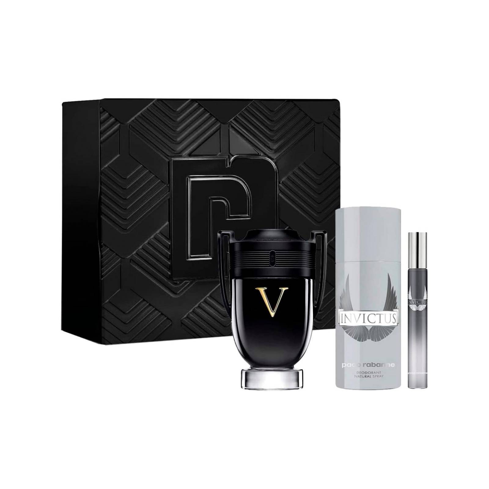 Set Invictus Victory de Paco Rabanne 3 piezas EDP