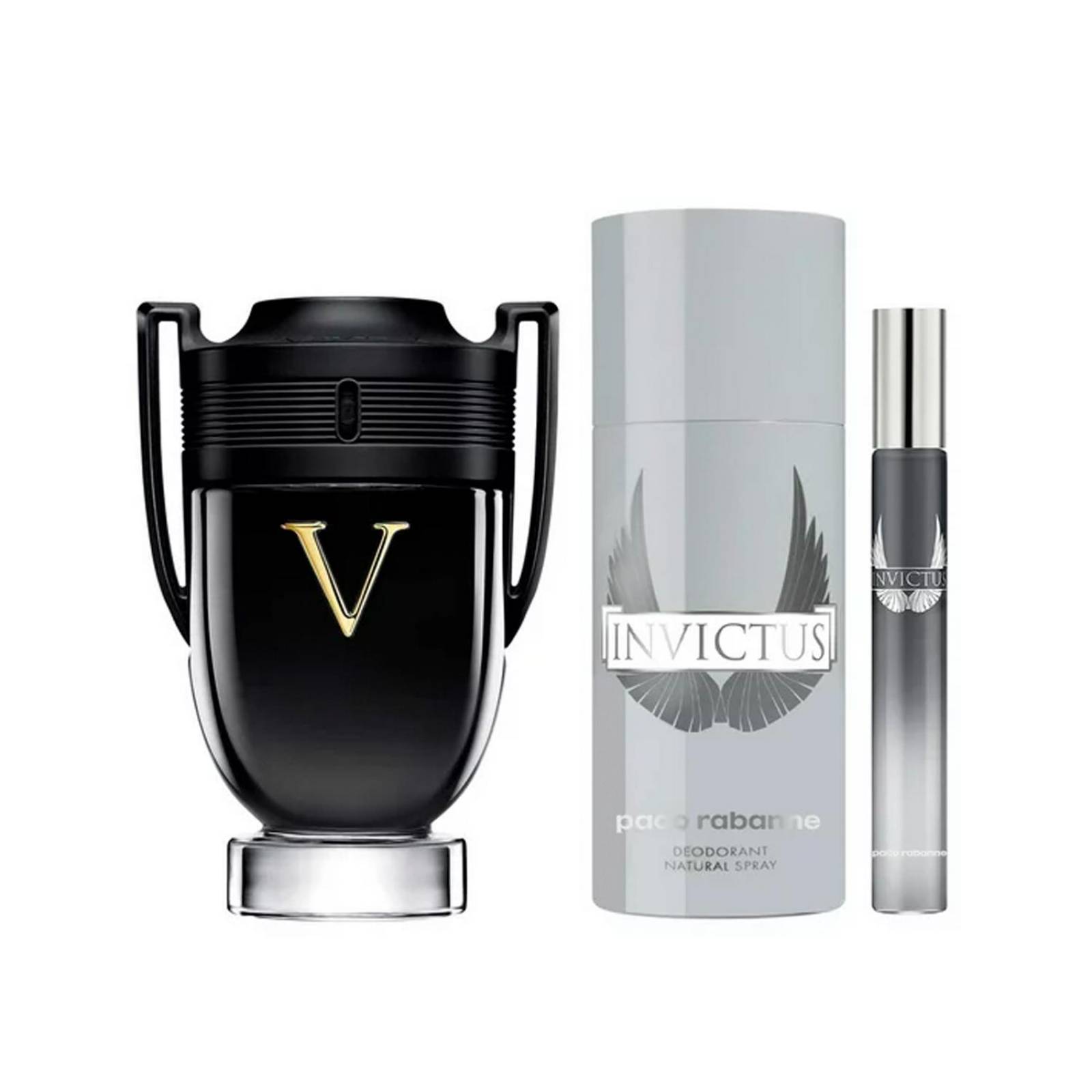 Set Invictus Victory de Paco Rabanne 3 piezas EDP