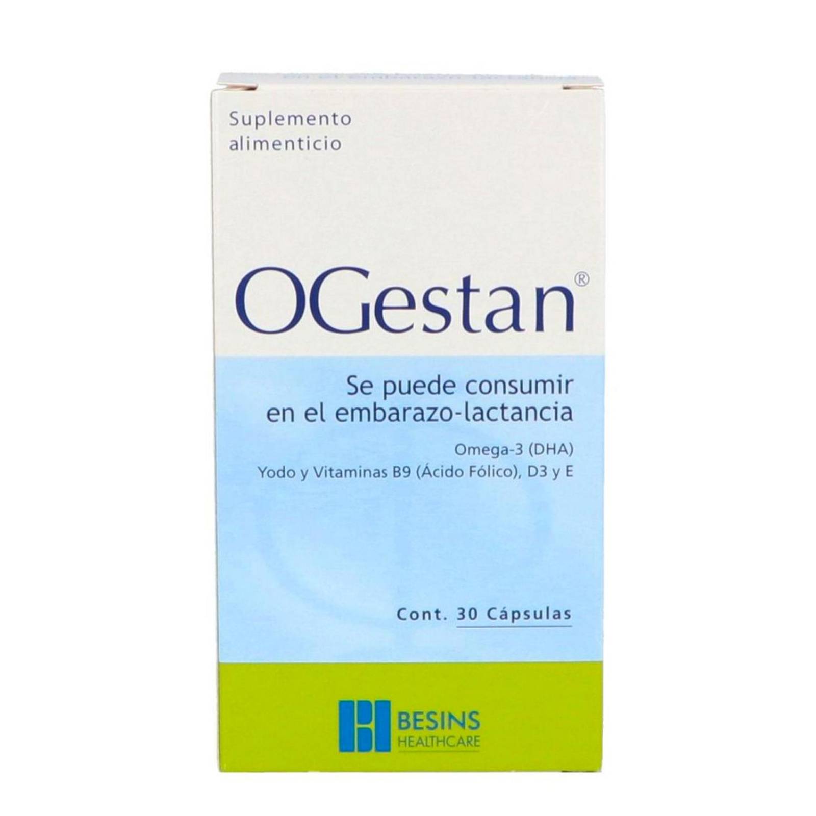 Suplemento Alimenticio Ogestan 30 Cápsulas