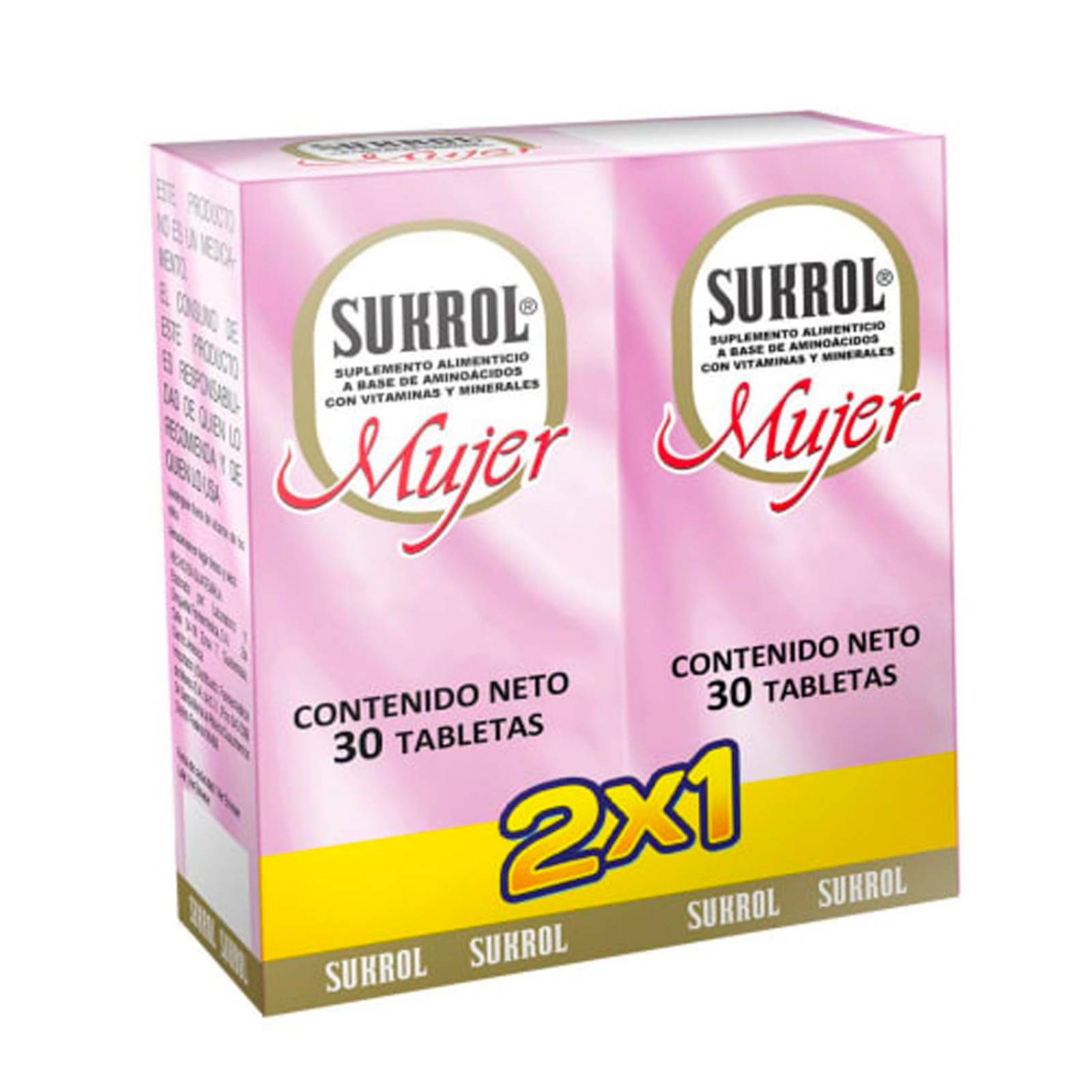 Suplemento Alimenticio Sukrol Mujer 60 Tabletas