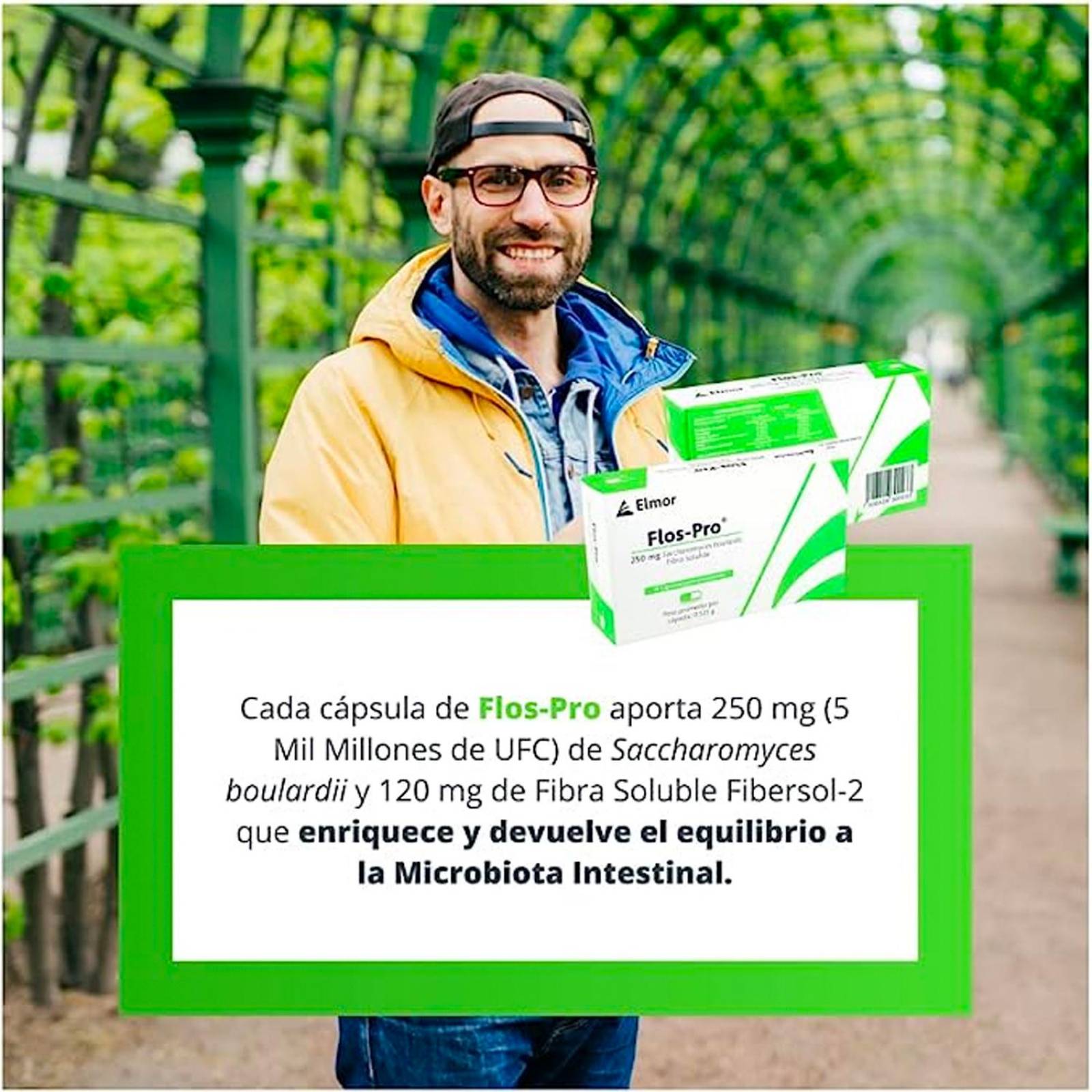 Suplemento Alimenticio Flos-Pro 14 Cápsulas