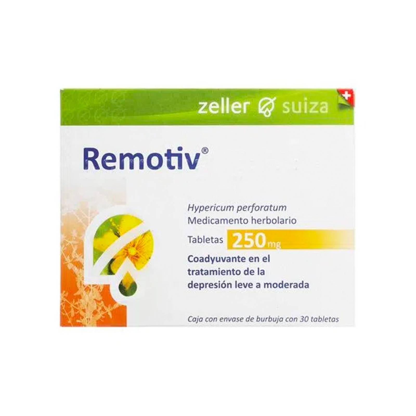 Tabletas Remotiv 250 mg 30 piezas