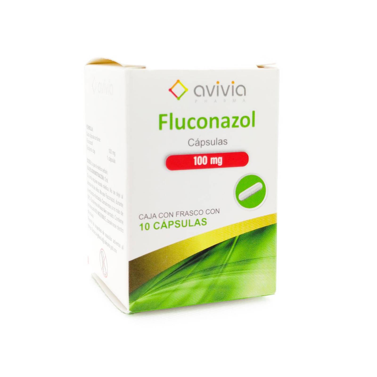Fluconazol Avivia 10 Cápsulas de 100 mg