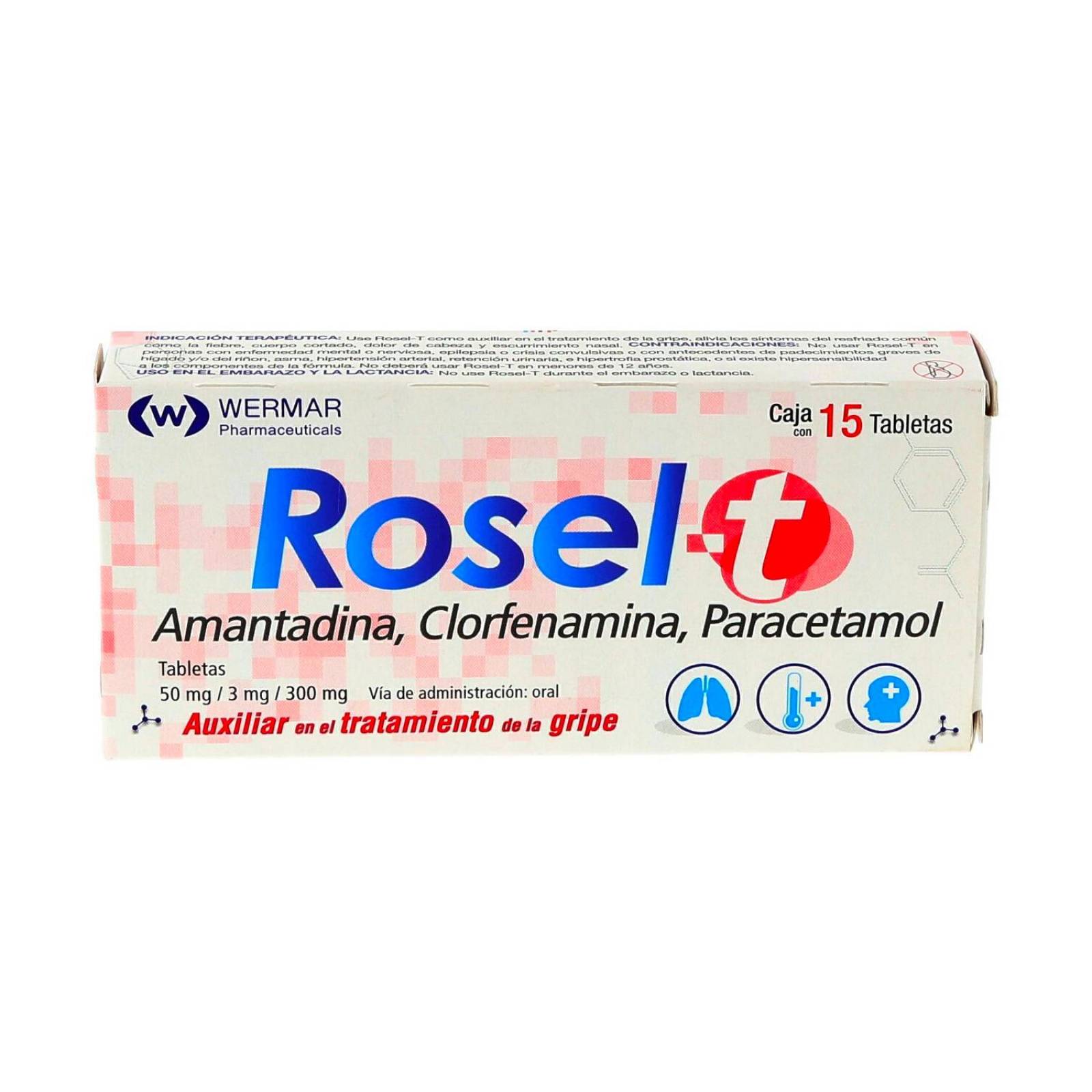 Antigripal Rosel-T 15 Tabletas