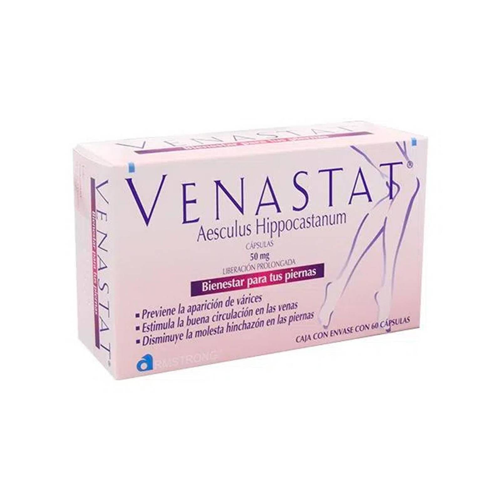 Cápsulas Venastat 60 Piezas