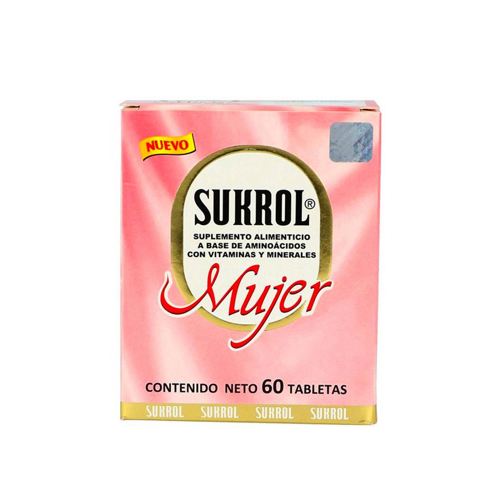 Suplemento Alimenticio Sukrol Mujer 60 Tabletas